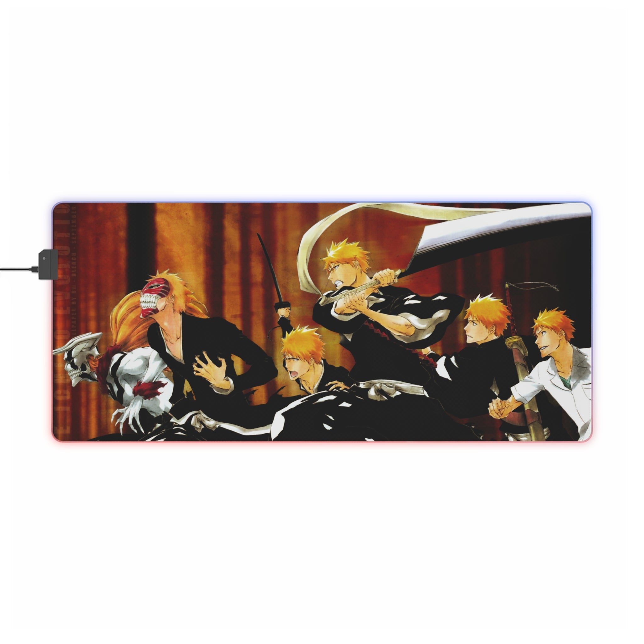 Anime Bleach RGB LED Mouse Pad (Desk Mat)
