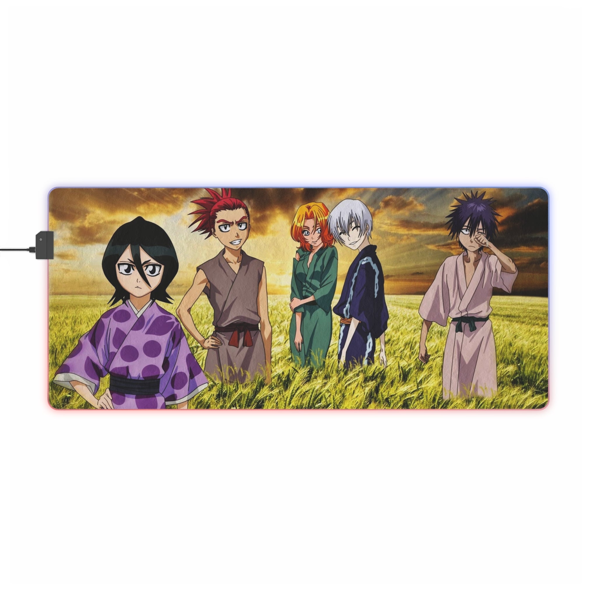 Anime Bleach RGB LED Mouse Pad (Desk Mat)