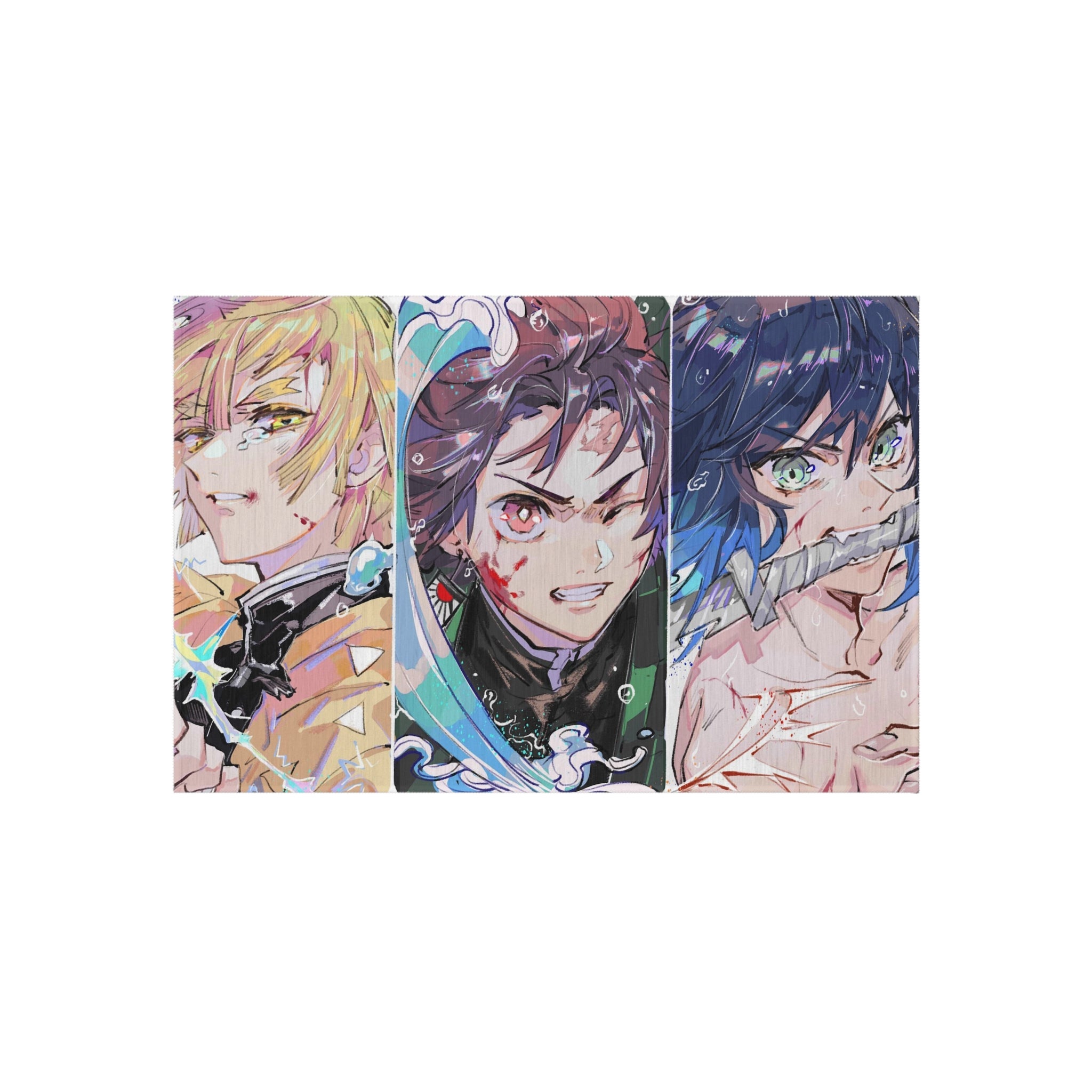 Inosuke Hashibira Zenitsu Agatsuma Rug