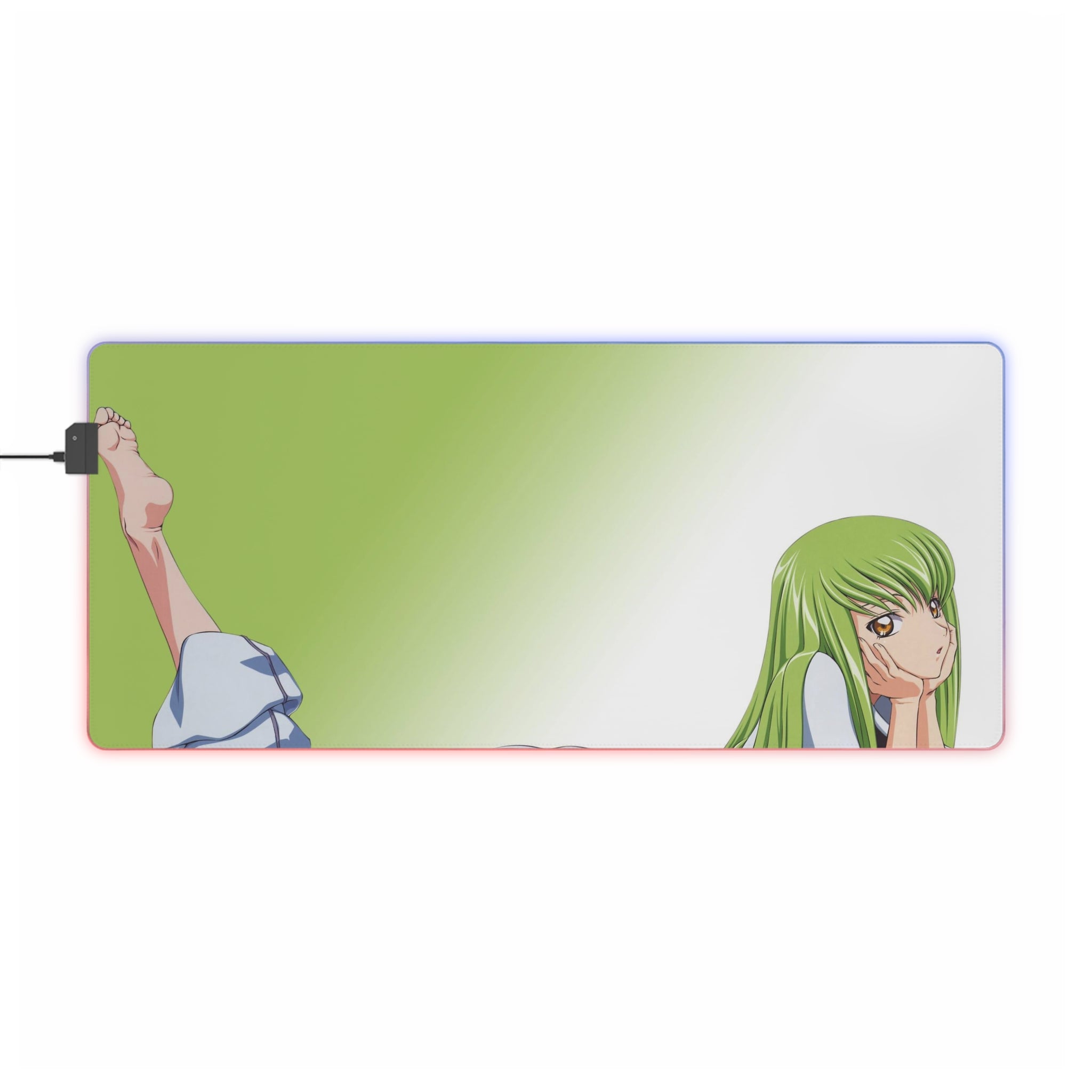 C.C. (Code Geass) RGB LED Mouse Pad (Desk Mat)