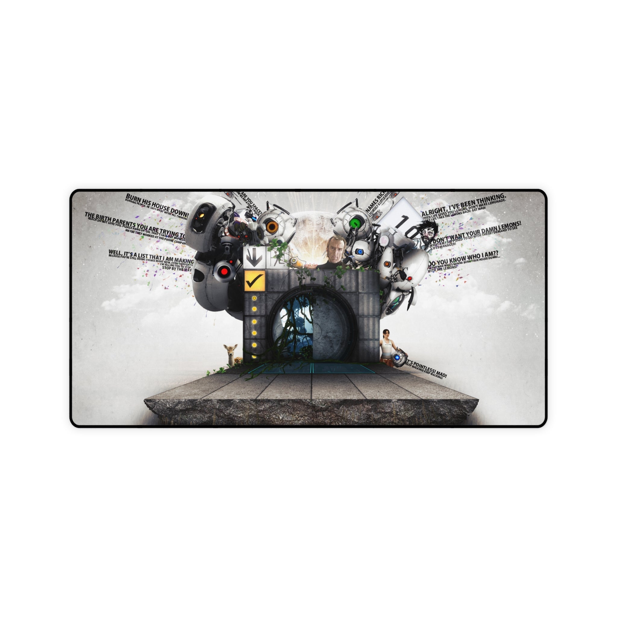 Portal 2 Mouse Pad (Desk Mat)
