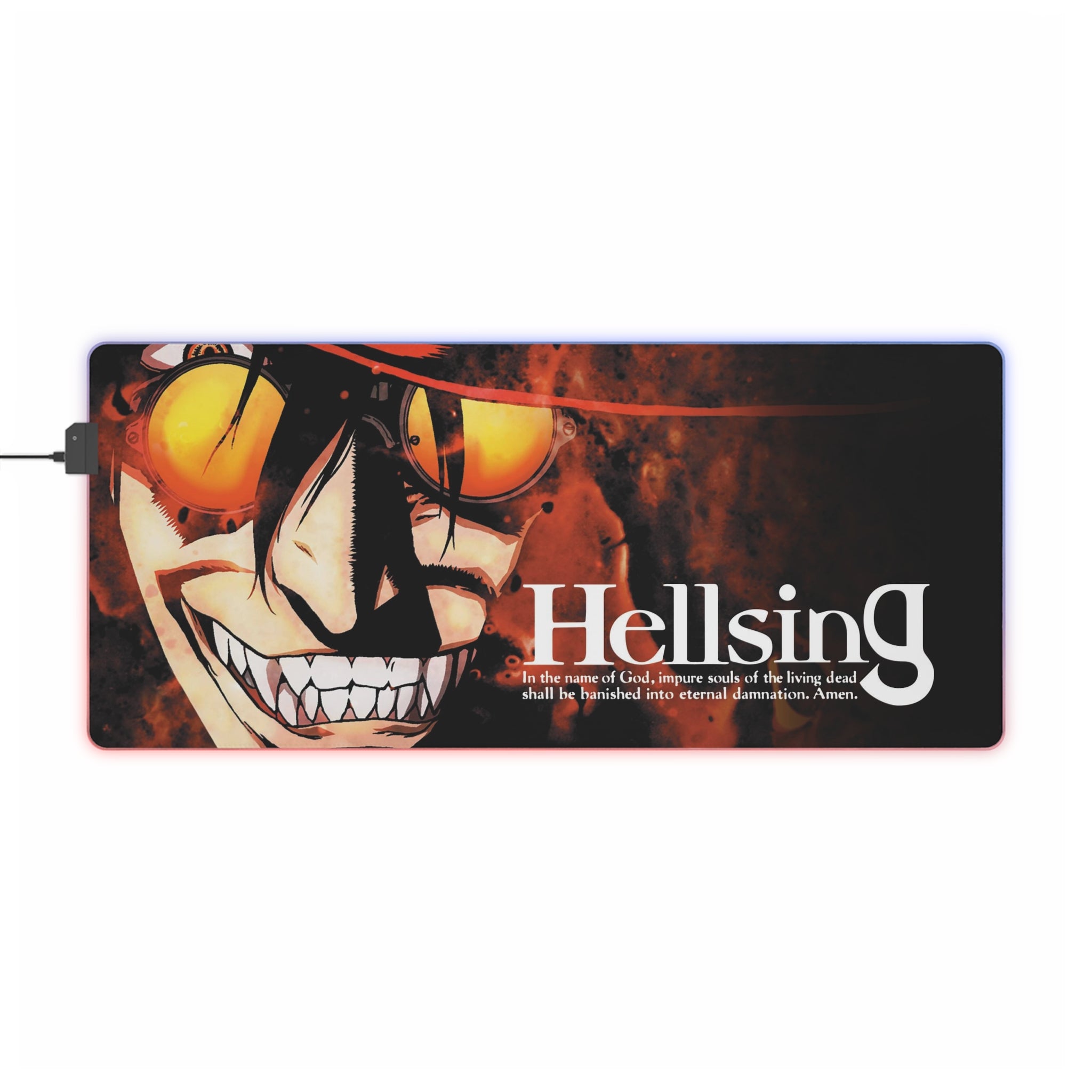 Hellsing Alucard RGB LED Mouse Pad (Desk Mat)