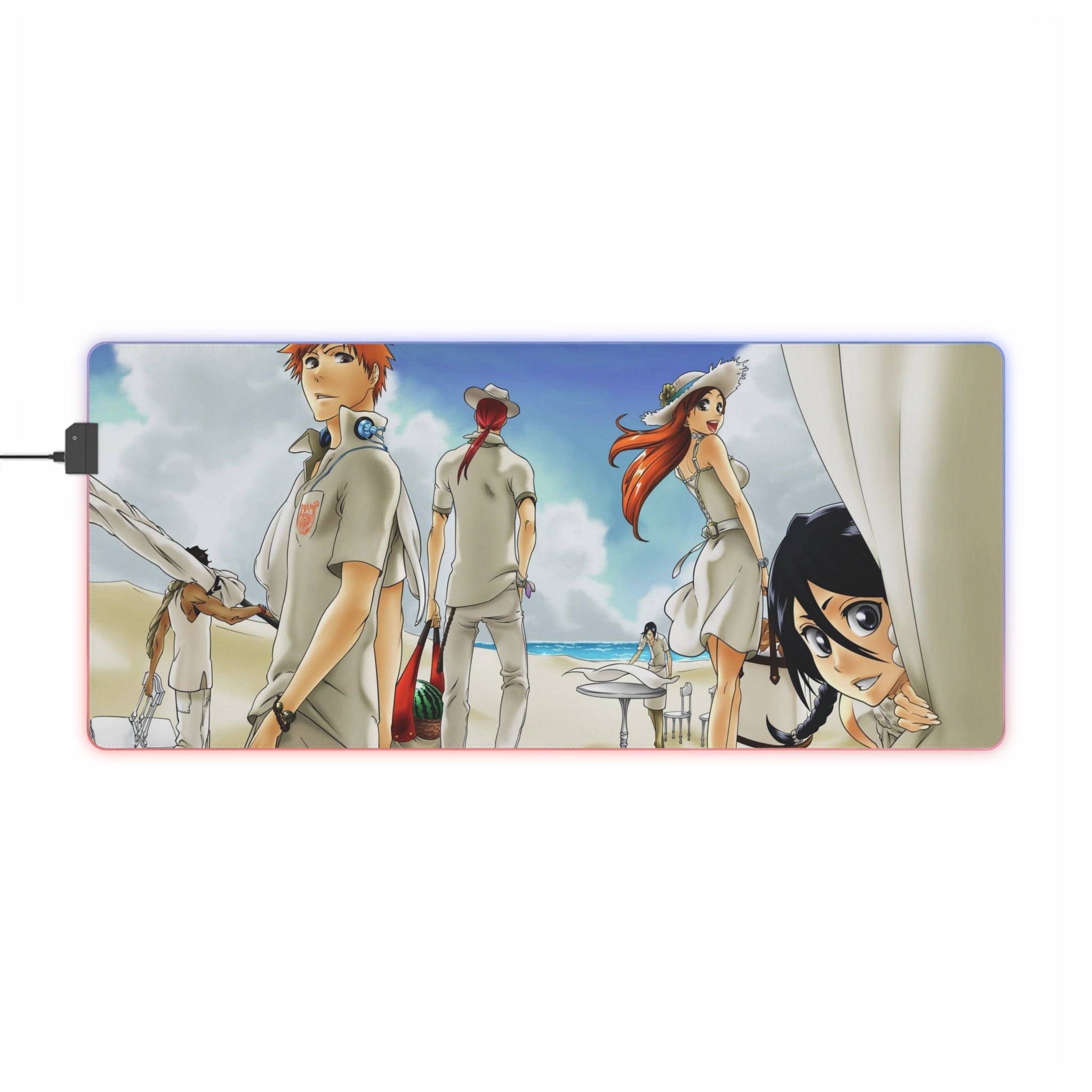 Anime Bleach RGB LED Mouse Pad (Desk Mat)