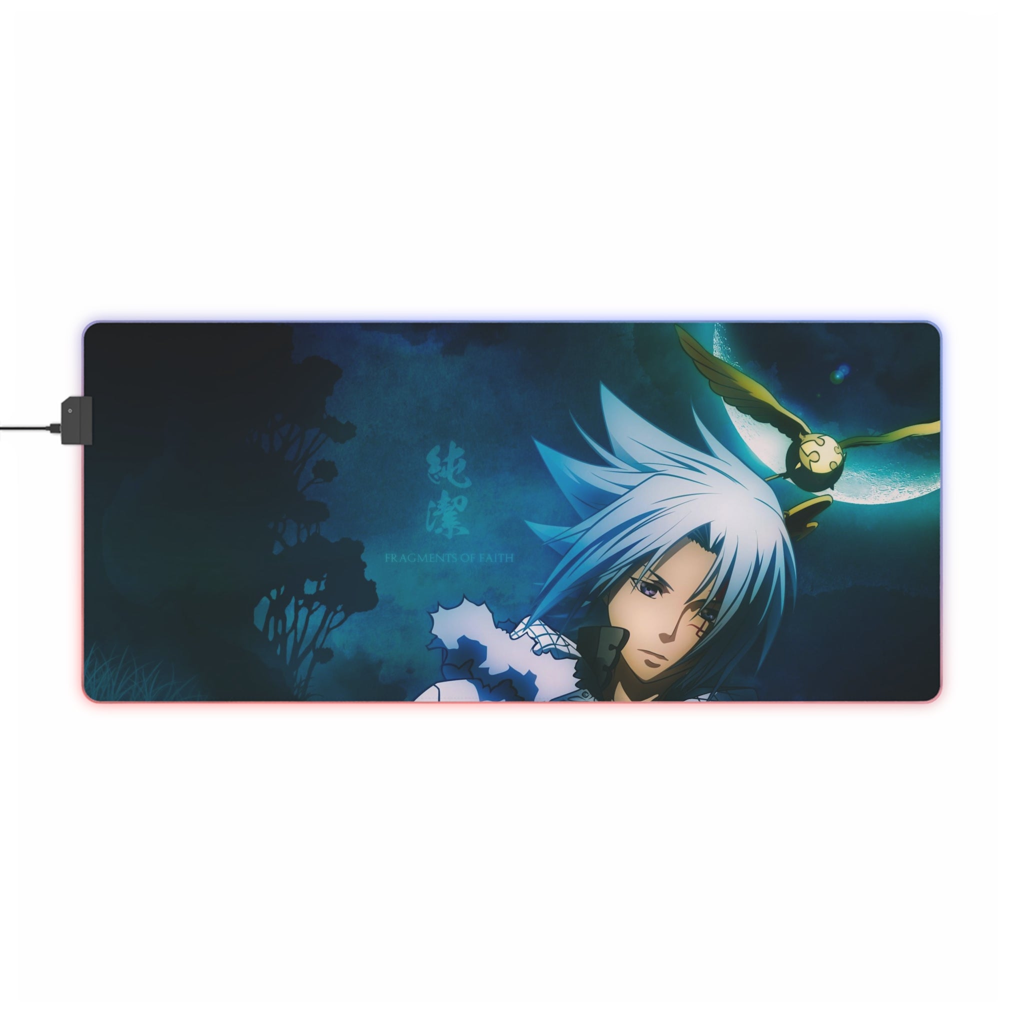 D.Gray-man Allen Walker RGB LED Mouse Pad (Desk Mat)