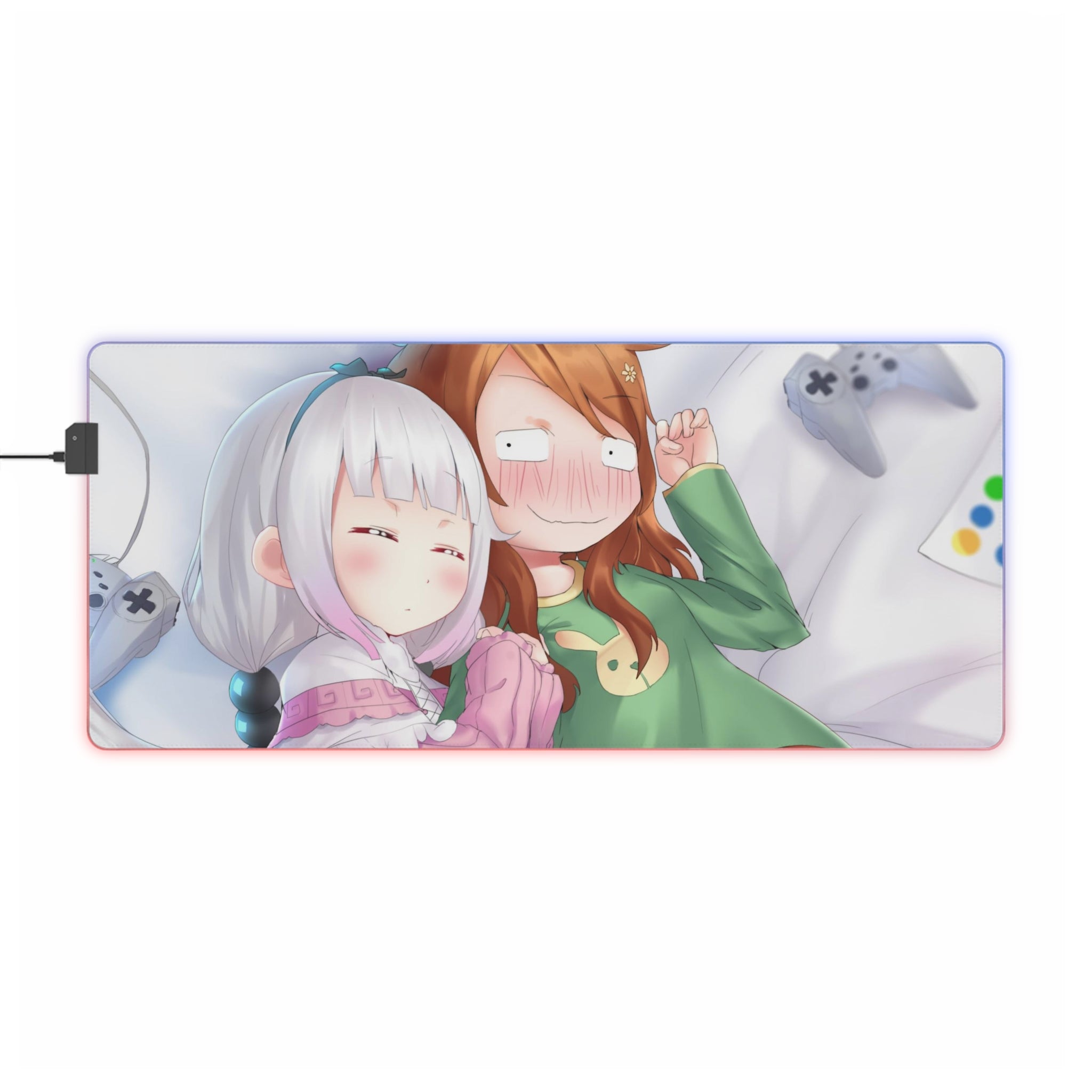 Miss Kobayashi's Dragon Maid RGB LED Mouse Pad (Desk Mat)