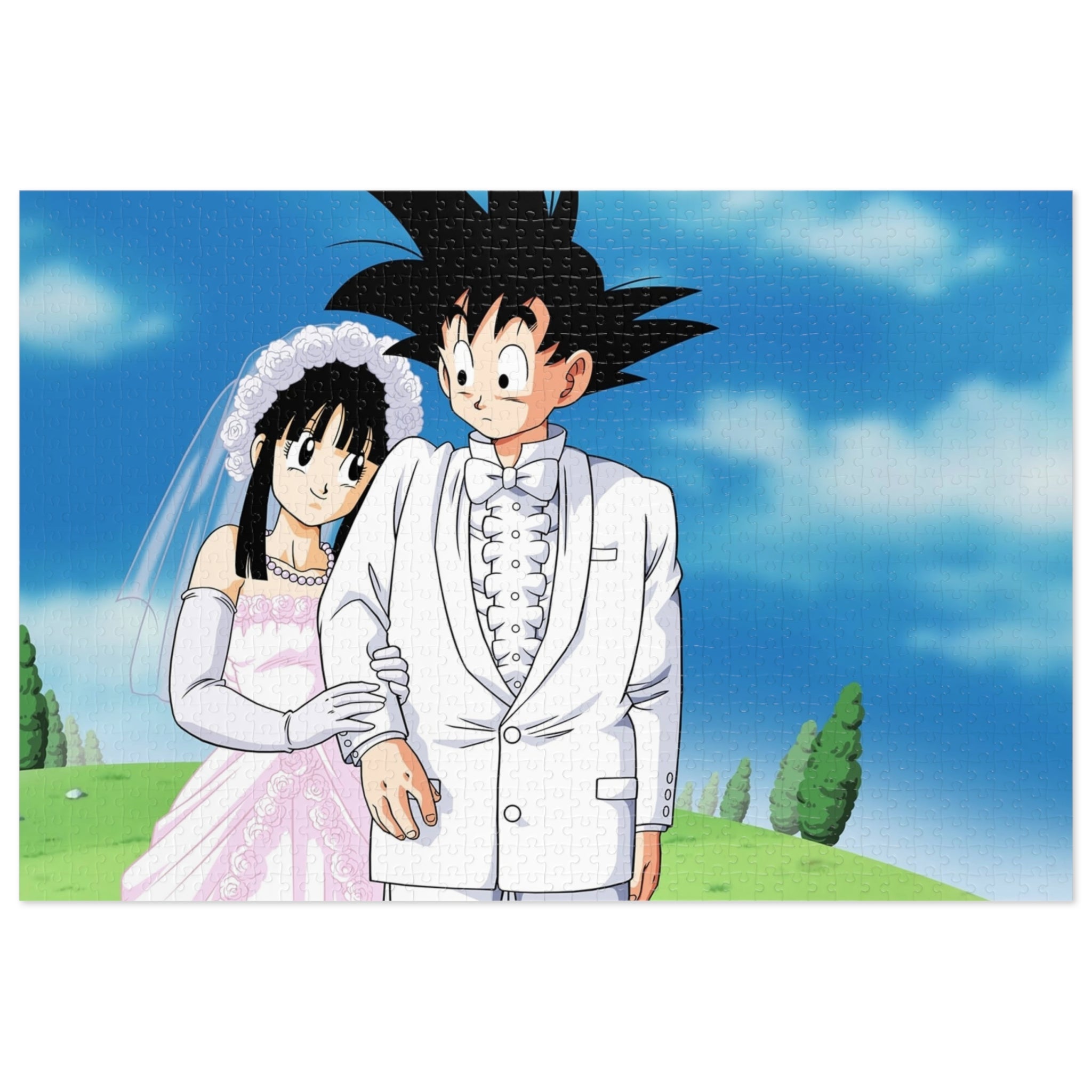 Goku and Chi-Chi Marriage Jigsaw Puzzle