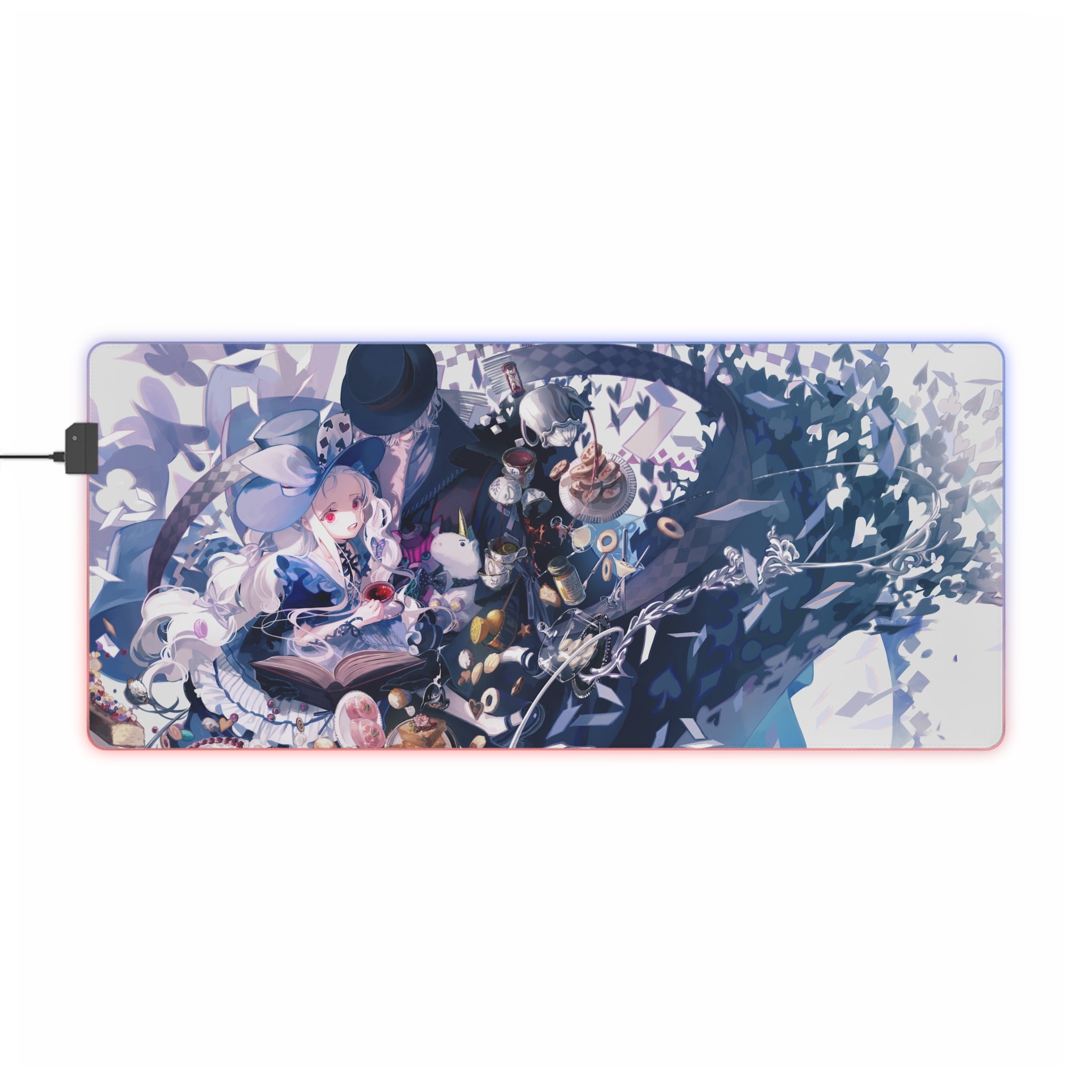Anime Alice In Wonderland RGB LED Mouse Pad (Desk Mat) – Anime Desk Mat