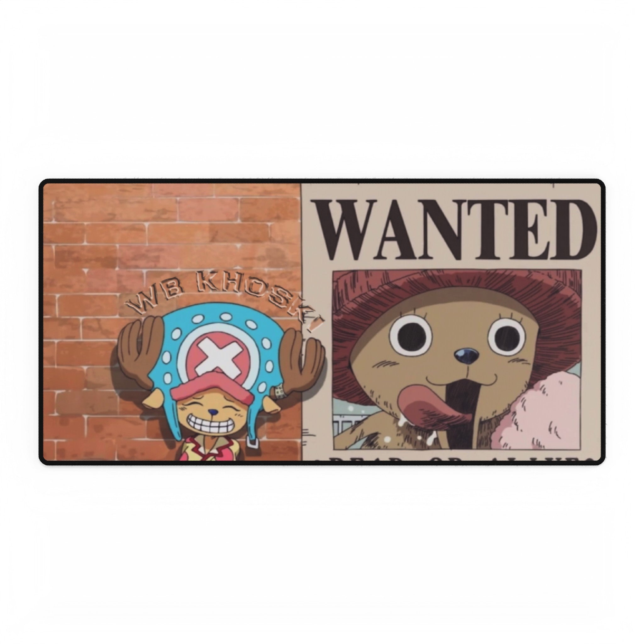 Dr. Tony Tony Chopper wanted 50 BERI BOUNTY by WB KHOSKI Mouse Pad (De