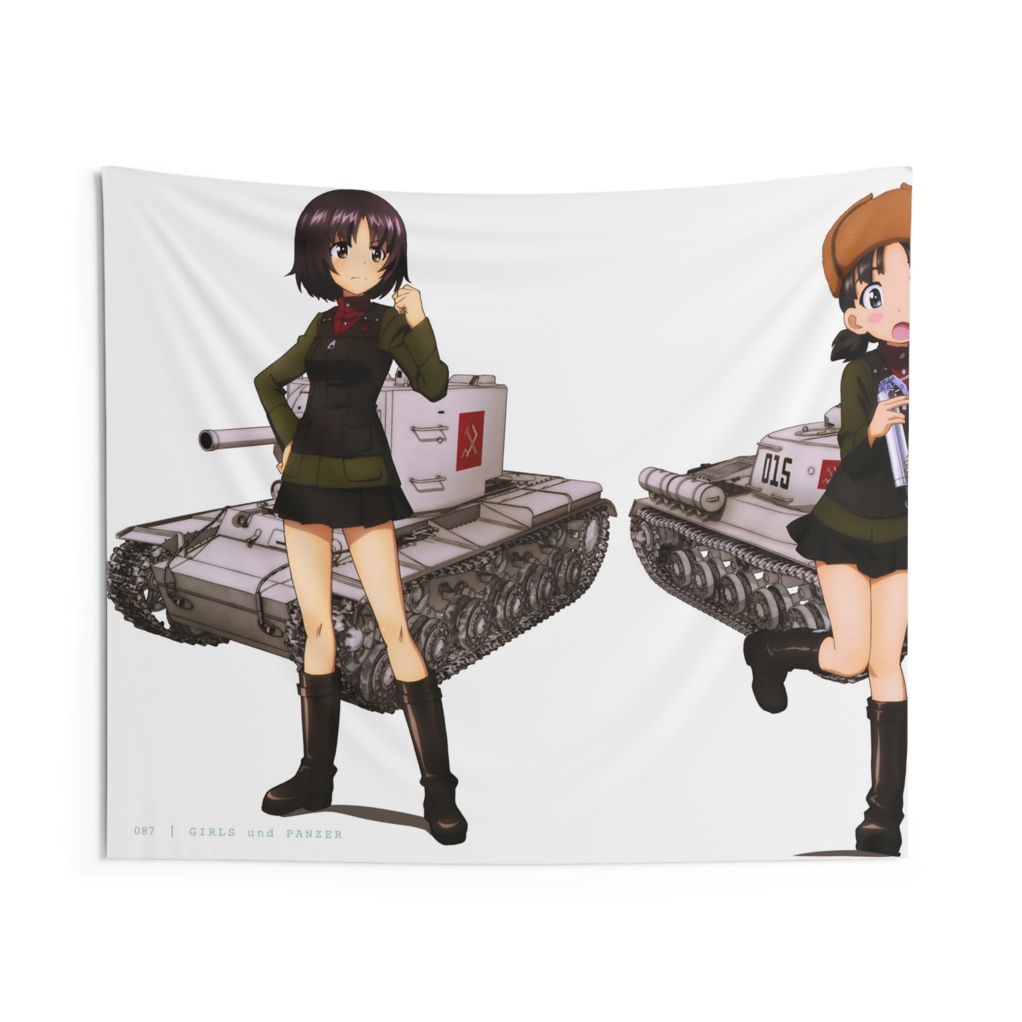 Girls und Panzer Indoor Wall Tapestry