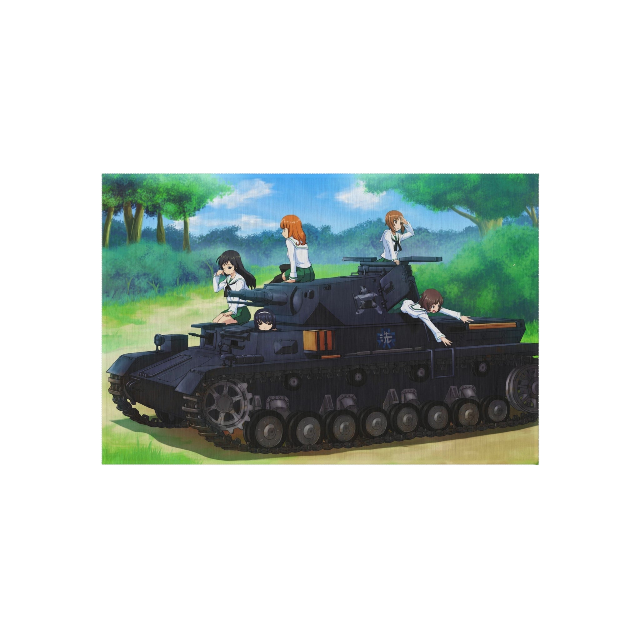 Girls und Panzer Rug