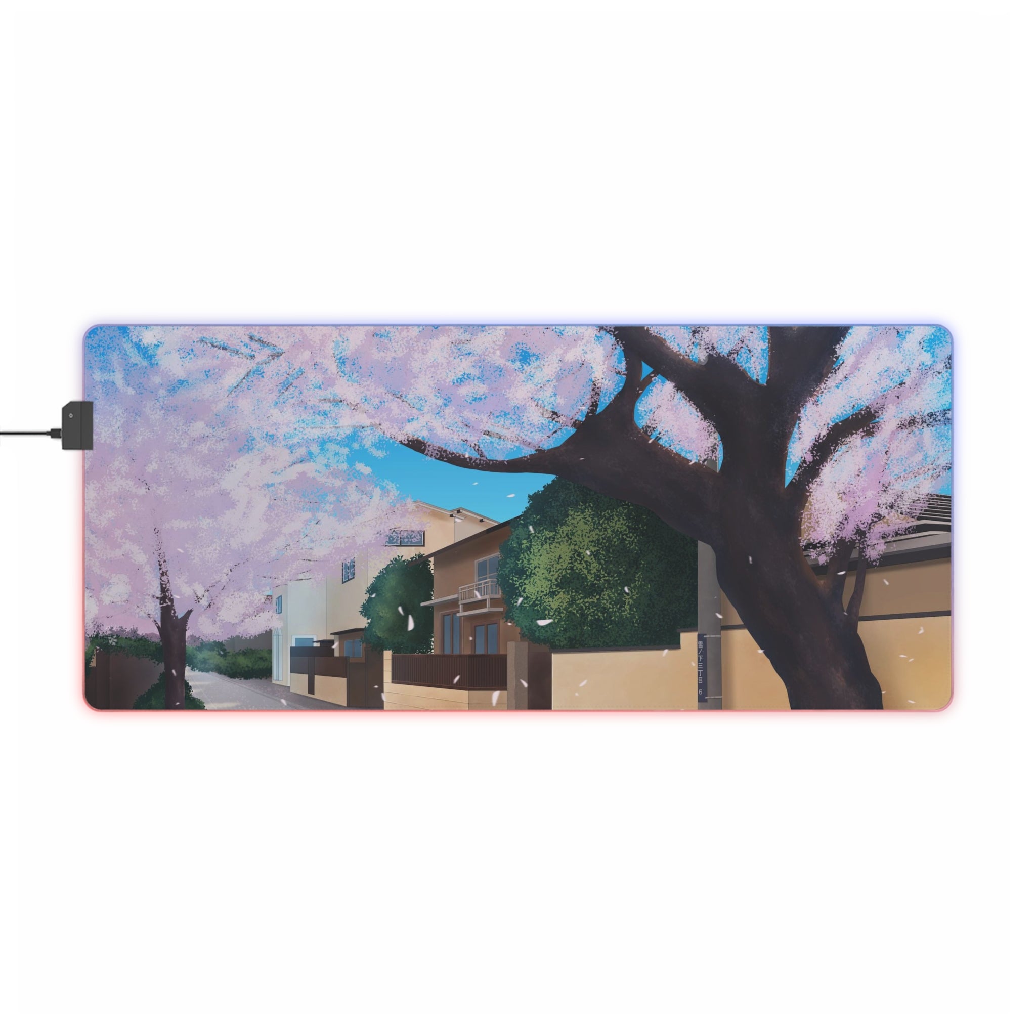 Anime House RGB LED Mouse Pad (Desk Mat)