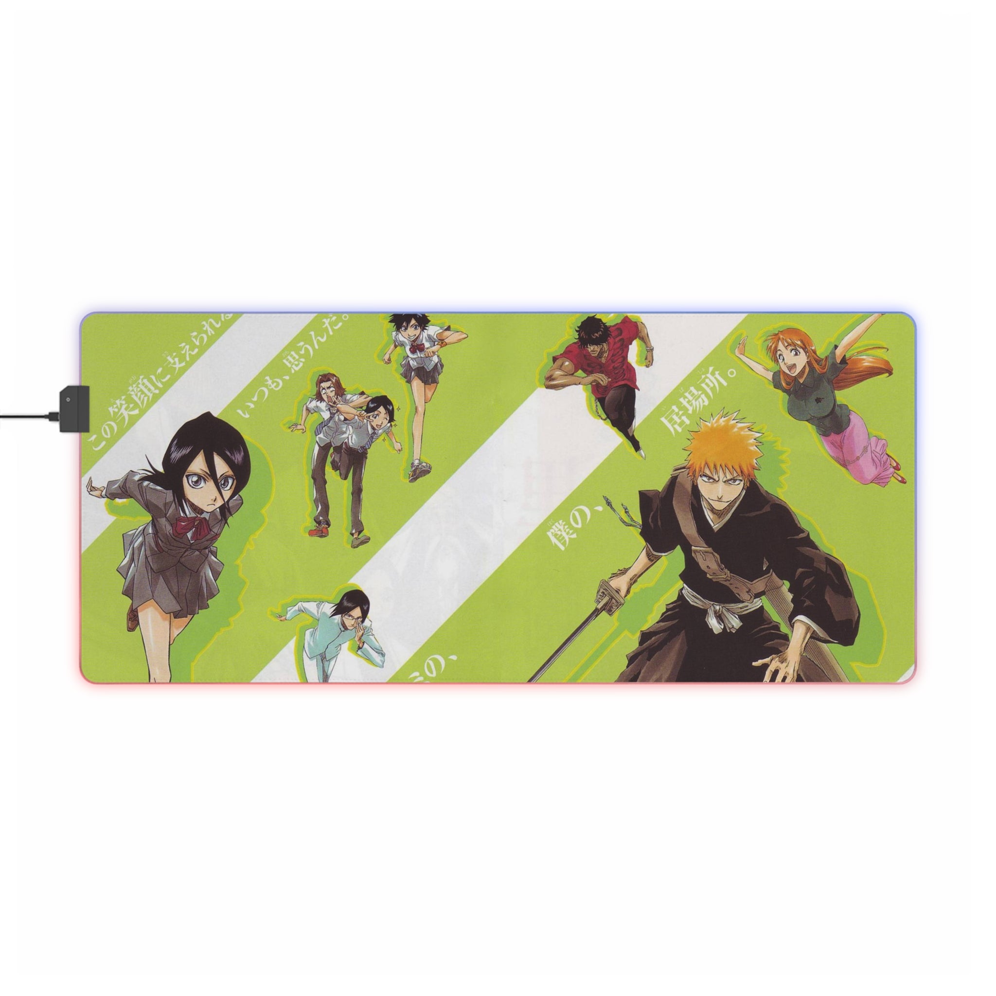 Anime Bleach RGB LED Mouse Pad (Desk Mat)