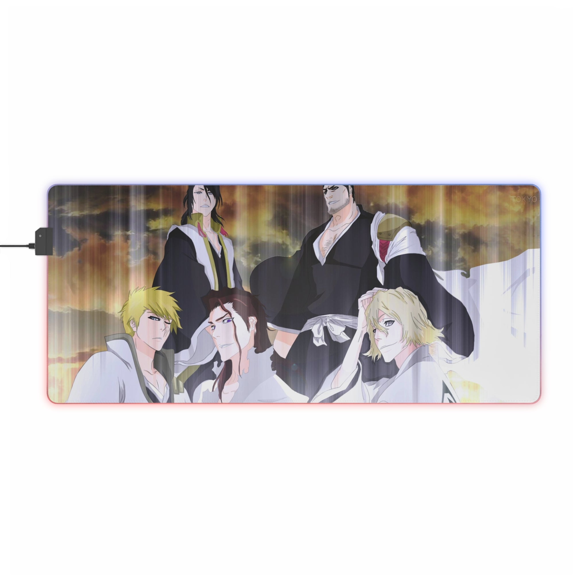 Anime Bleach RGB LED Mouse Pad (Desk Mat)