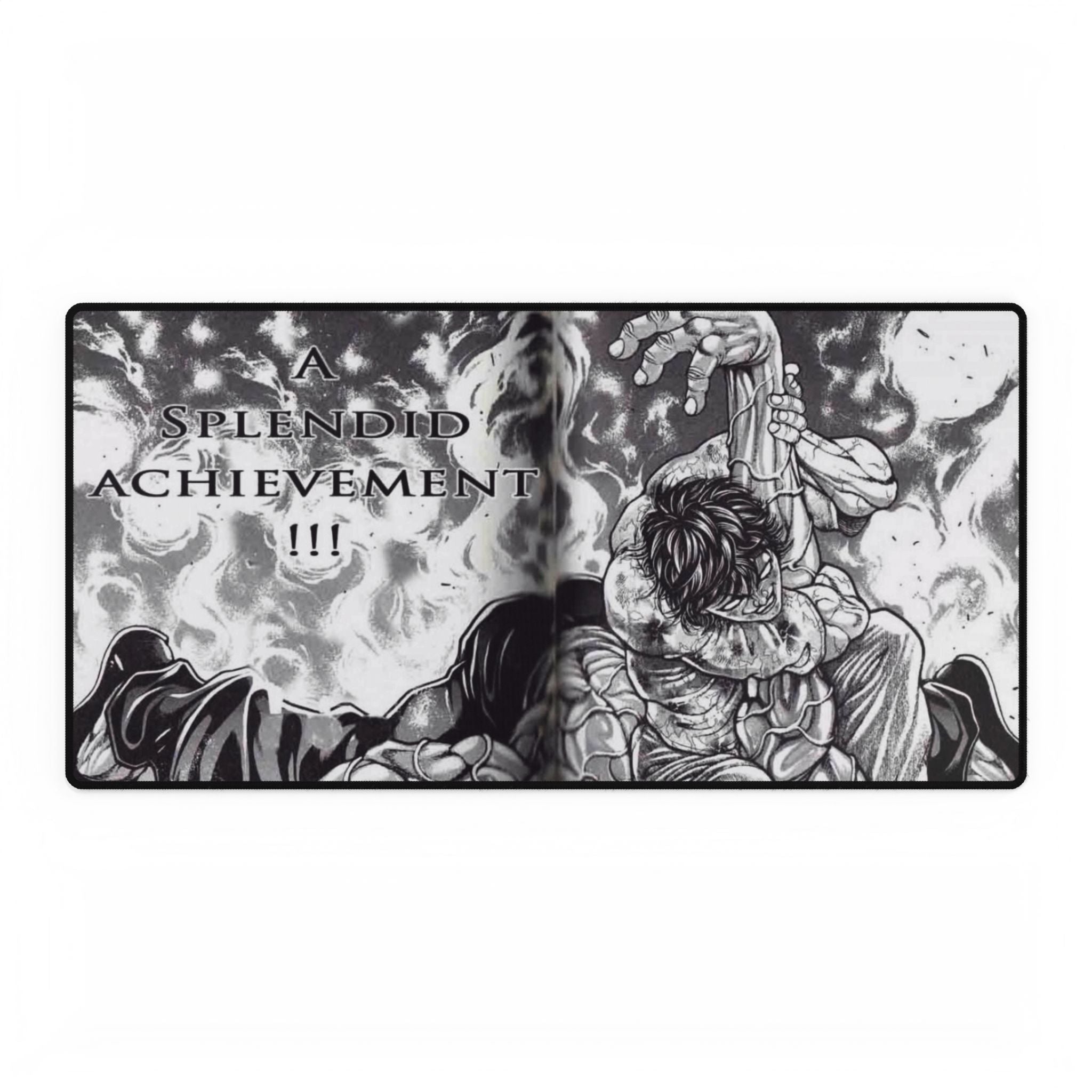 Baki The Grappler Mouse Pad (Desk Mat)