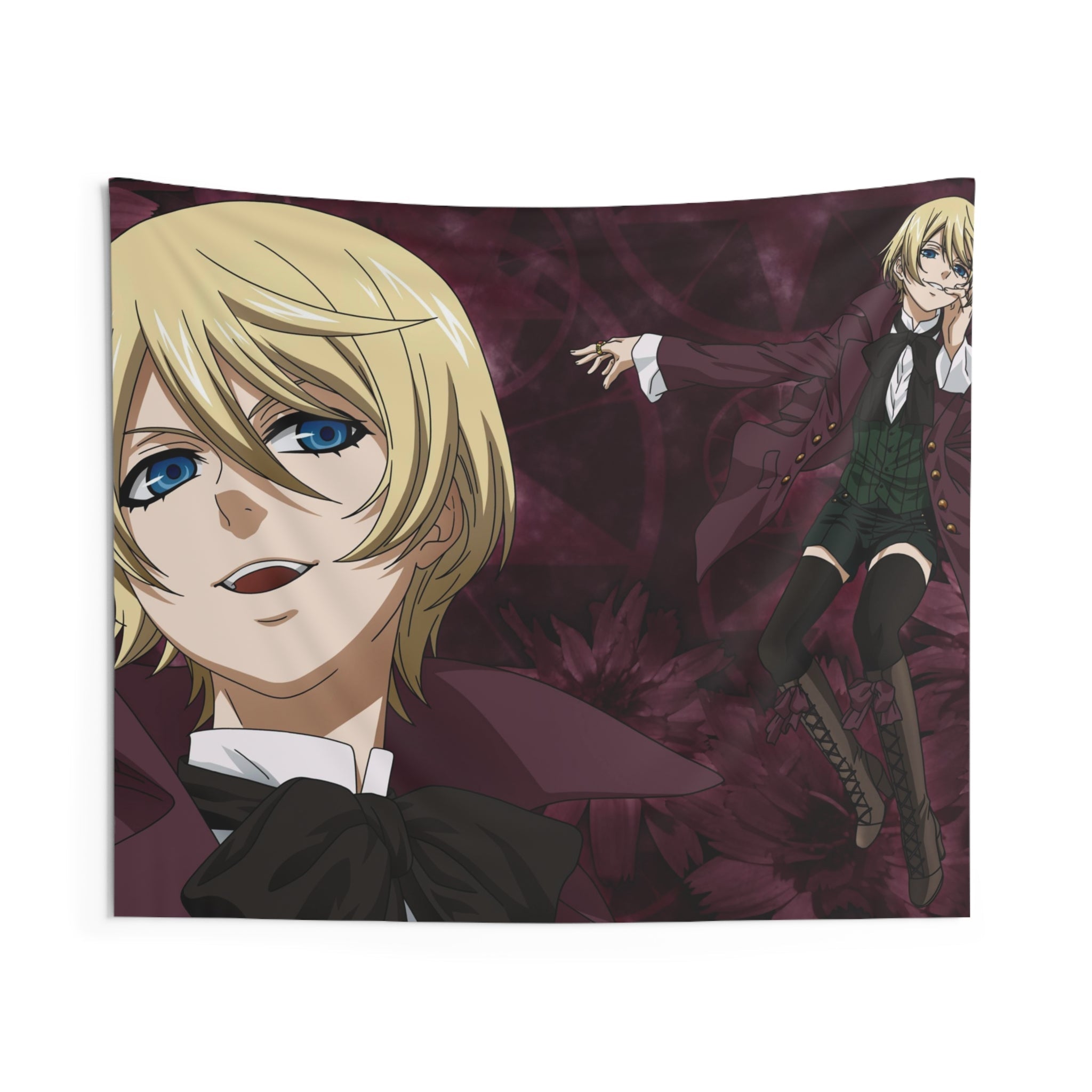 Black Butler Indoor Wall Tapestry