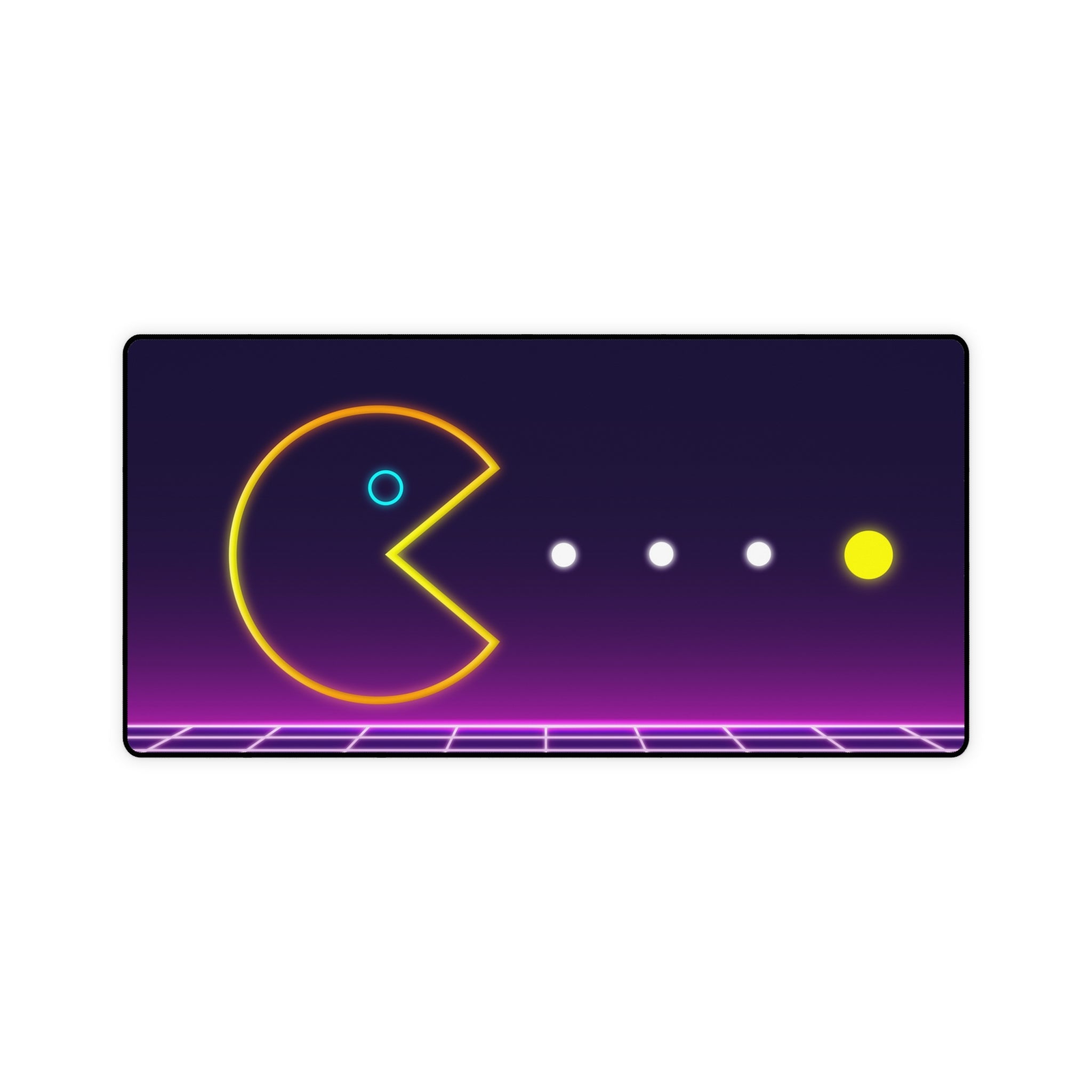 The addictive game of pacman goes retro Mouse Pad (Desk Mat)