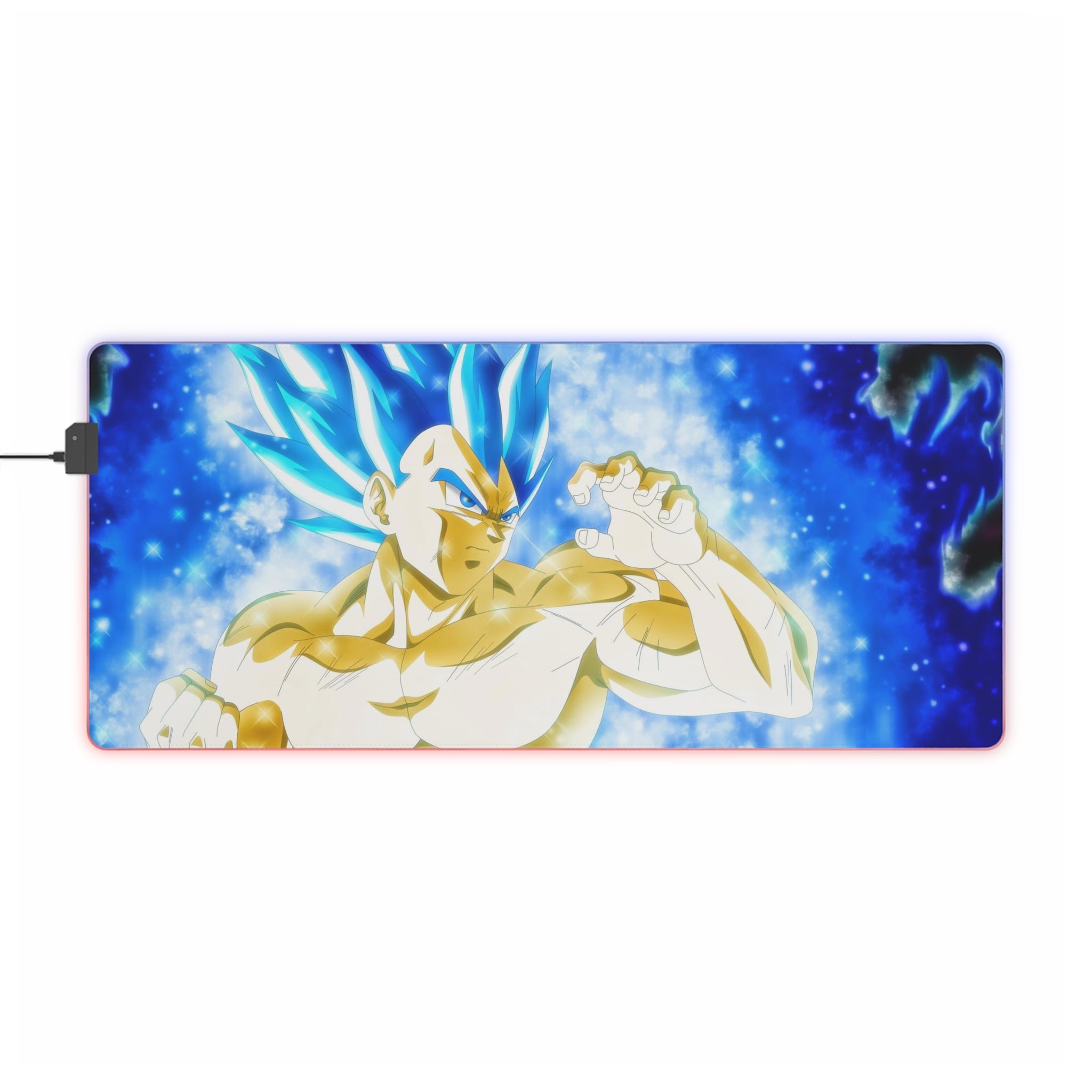 Vegeta New Form [ Super Saiyan Royale Form ] RGB LED Mouse Pad (Desk M