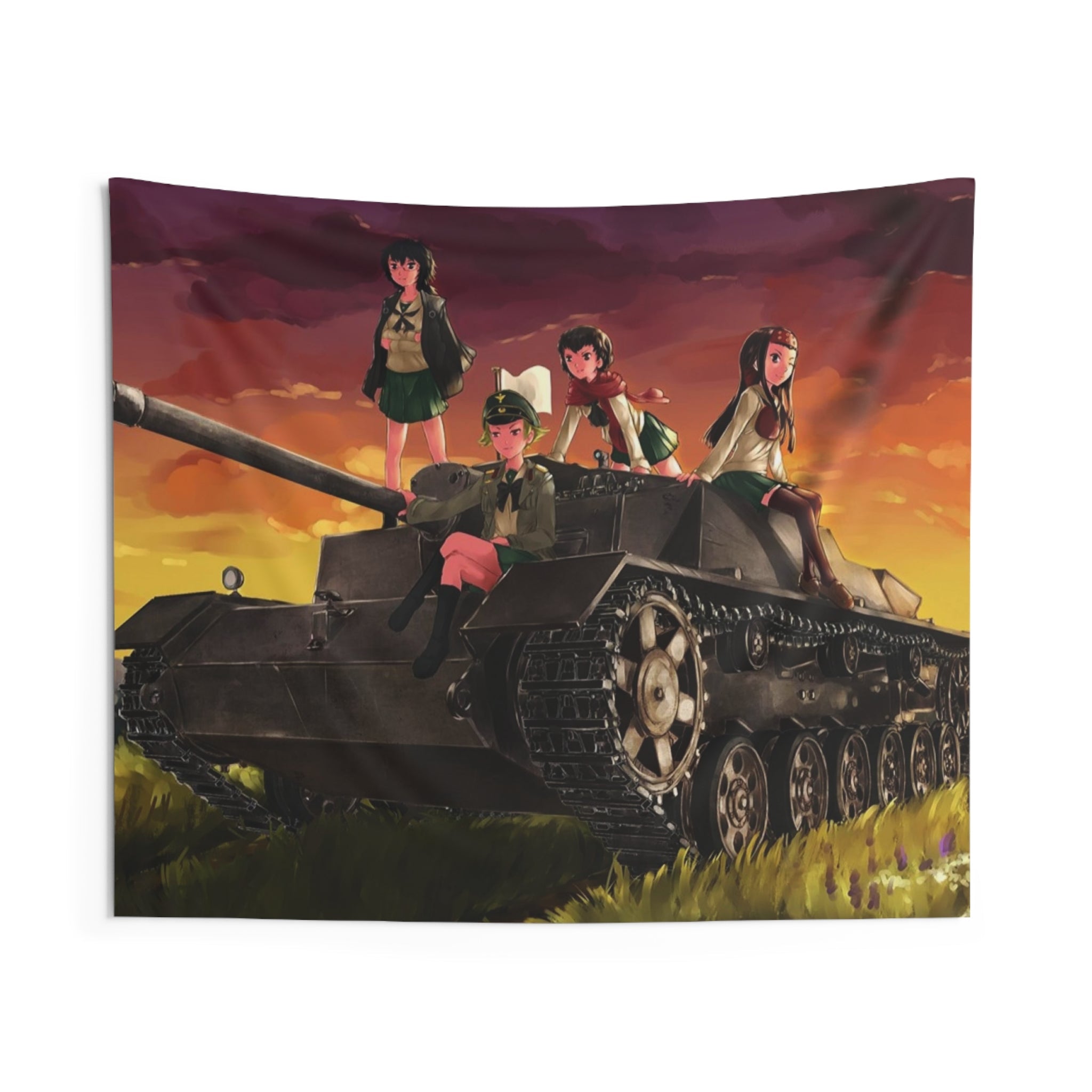 Girls und Panzer Indoor Wall Tapestry