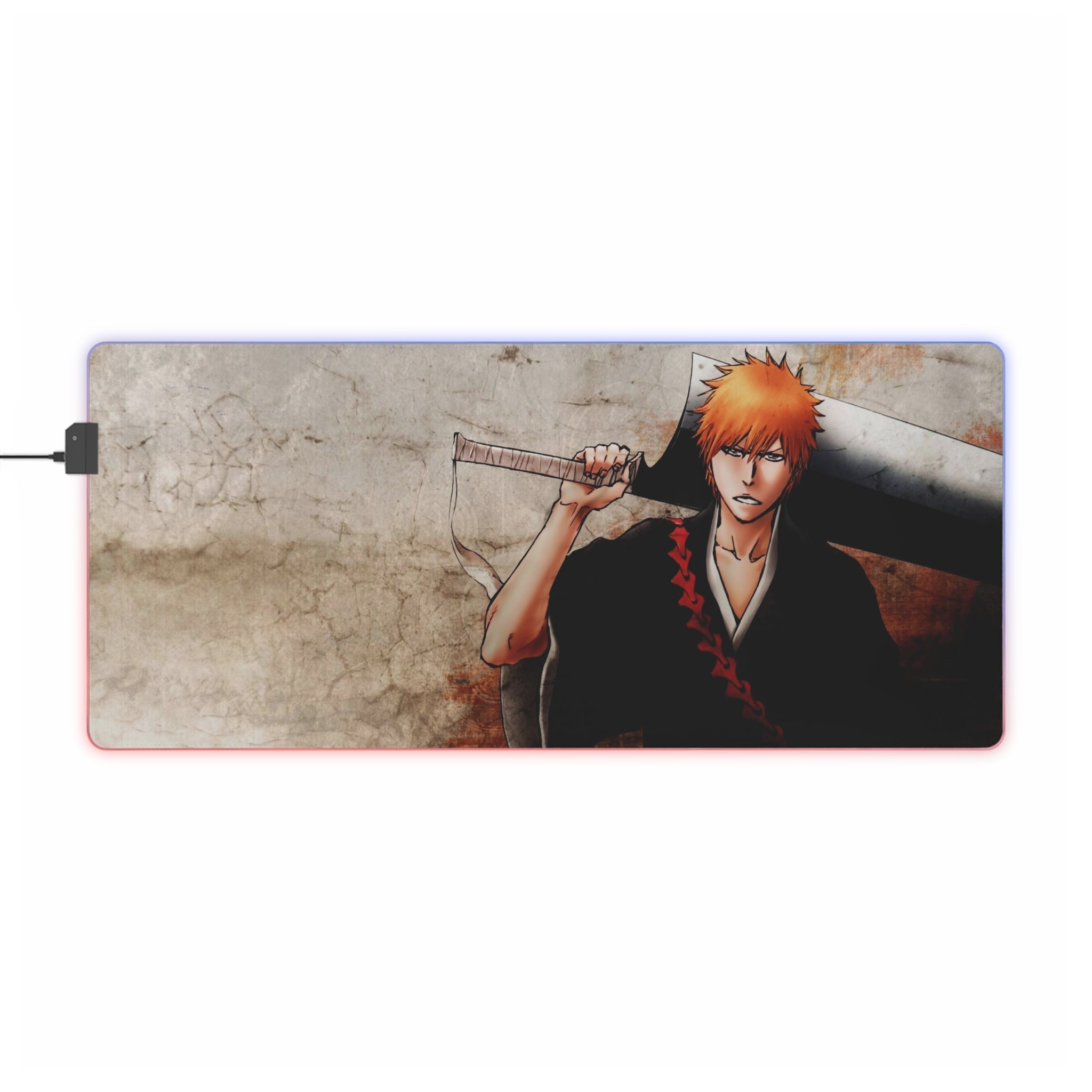 Anime Bleach RGB LED Mouse Pad (Desk Mat)