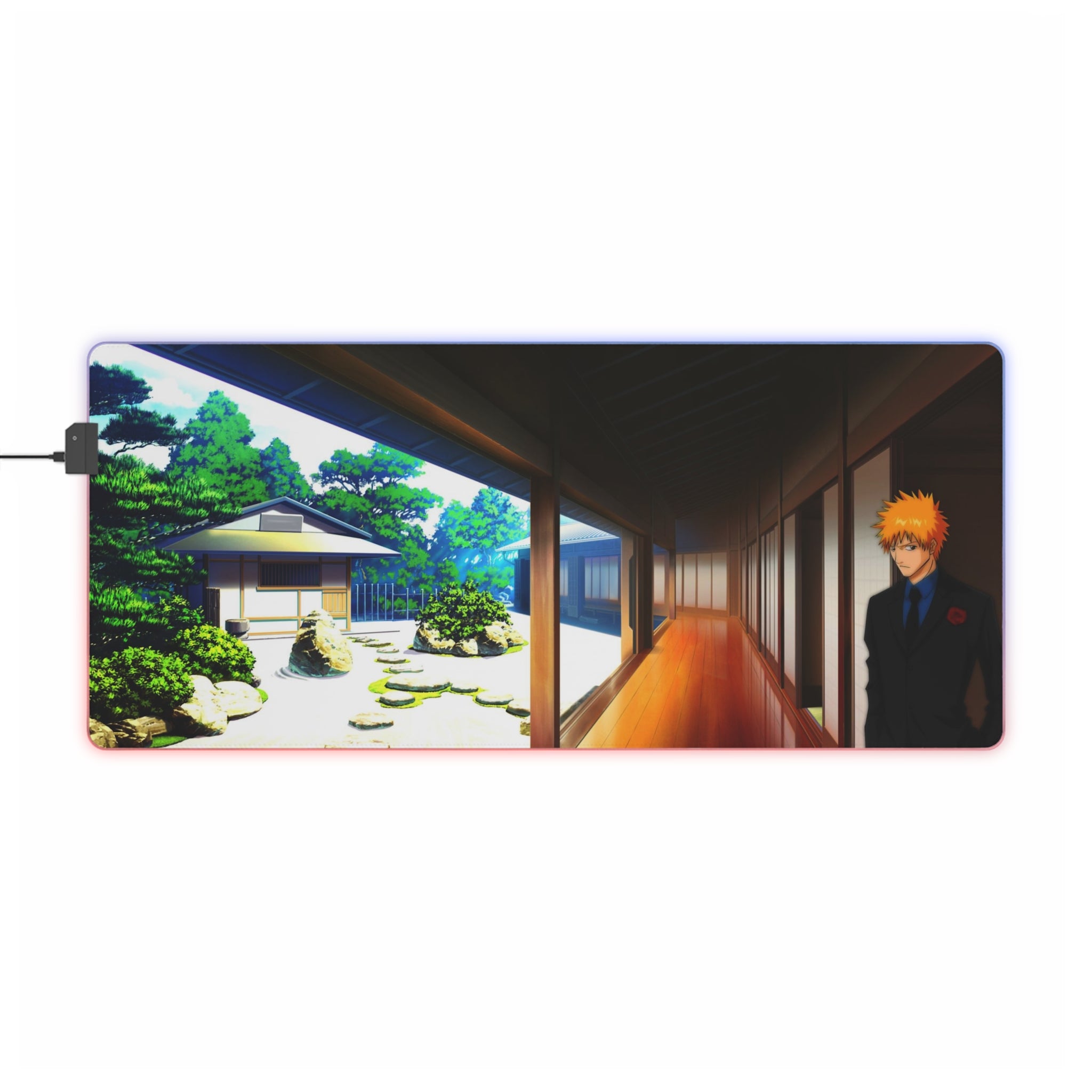Anime Bleach RGB LED Mouse Pad (Desk Mat)