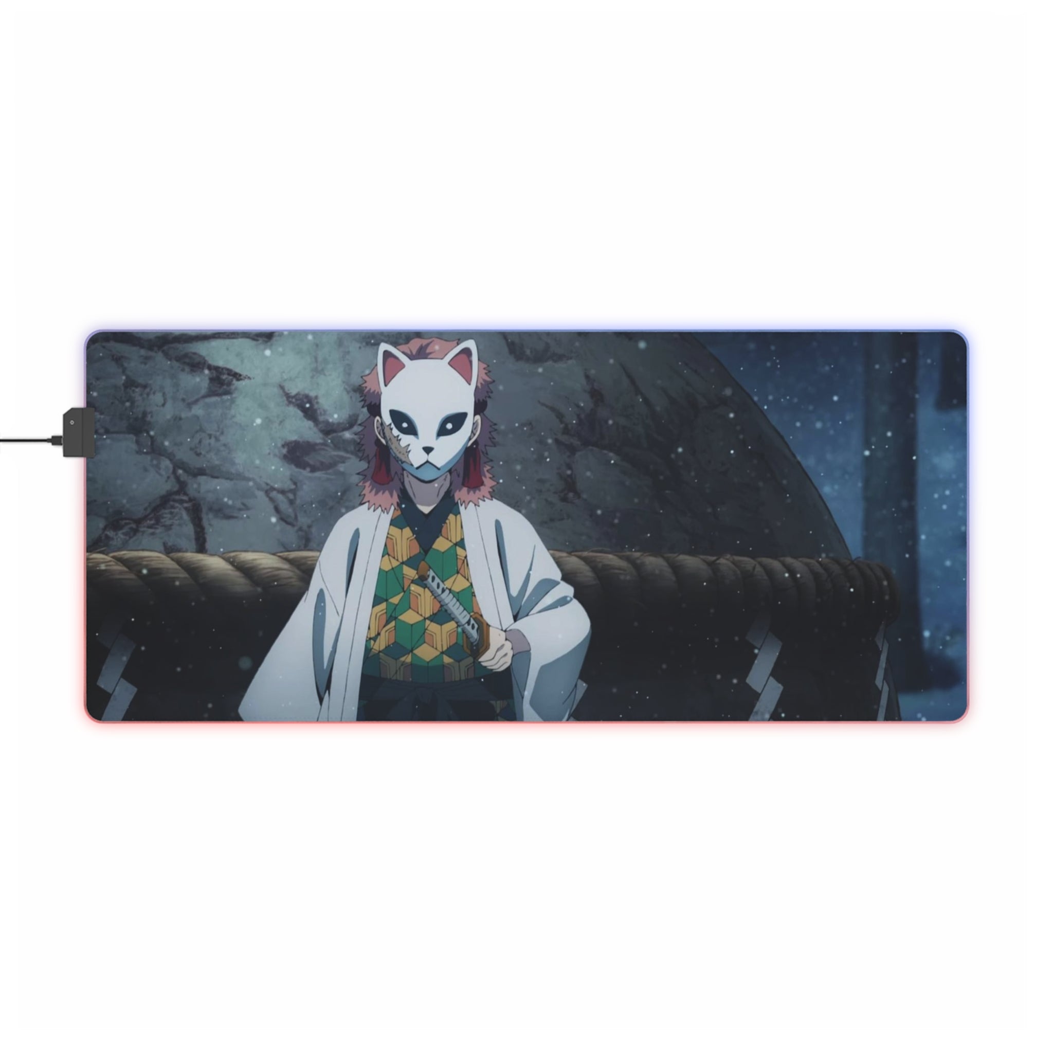 Demon Slayer: Kimetsu no Yaiba RGB LED Mouse Pad (Desk Mat)