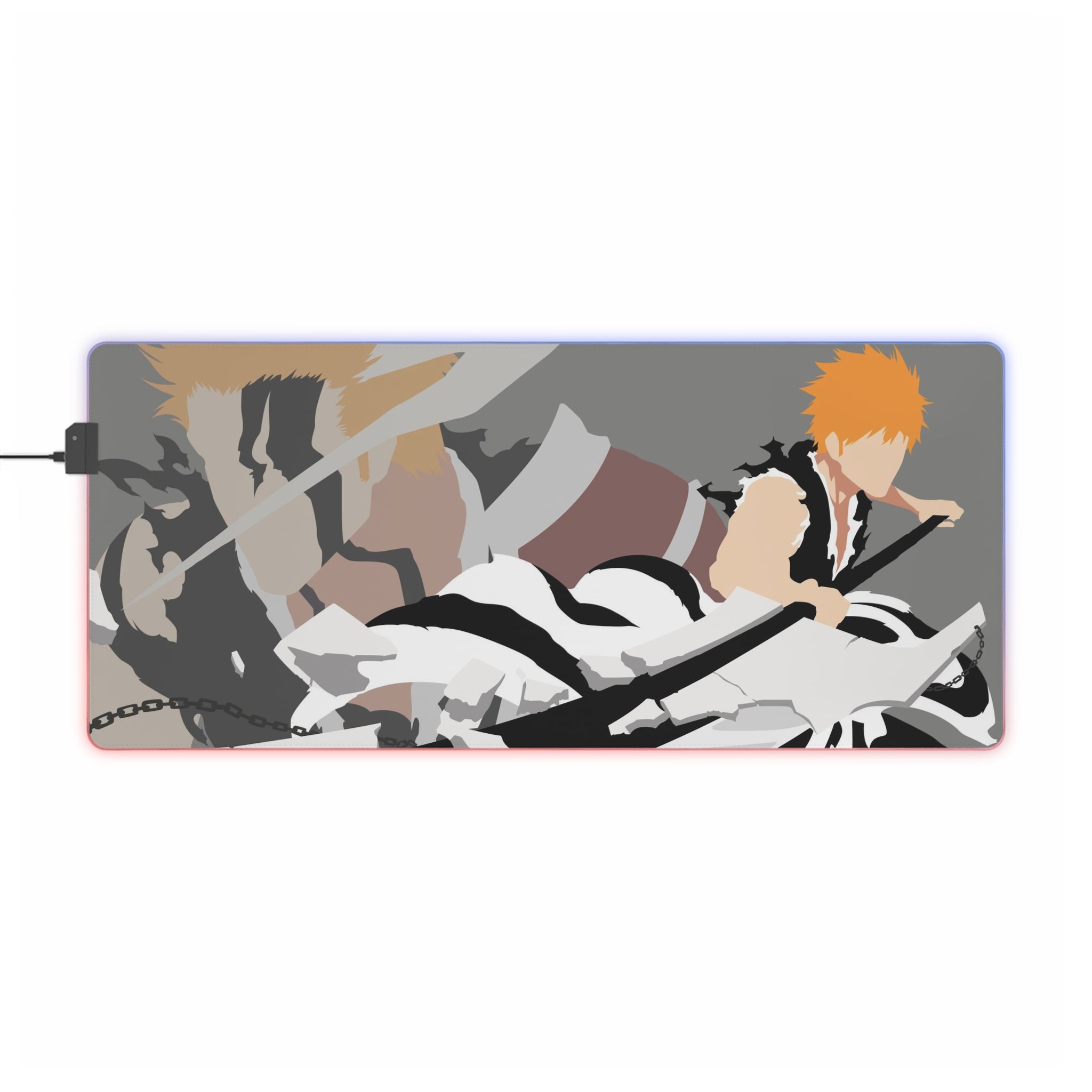 Bleach Ichigo Kurosaki RGB LED Mouse Pad (Desk Mat)