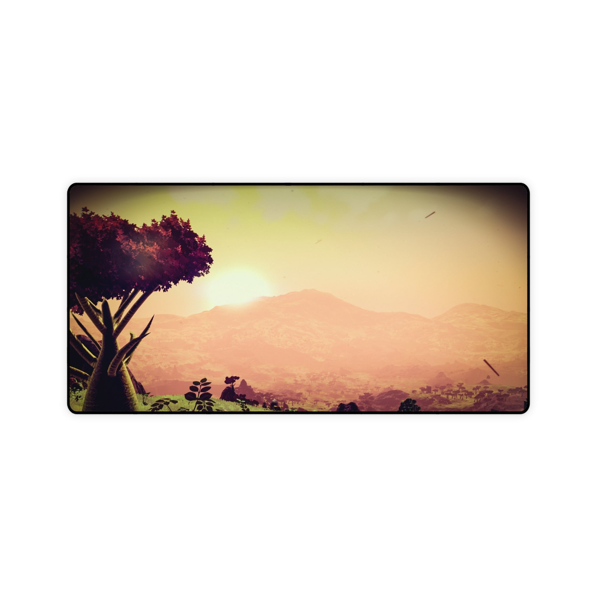 No Man's Sky / Sun at the Horizon Mouse Pad (Desk Mat)