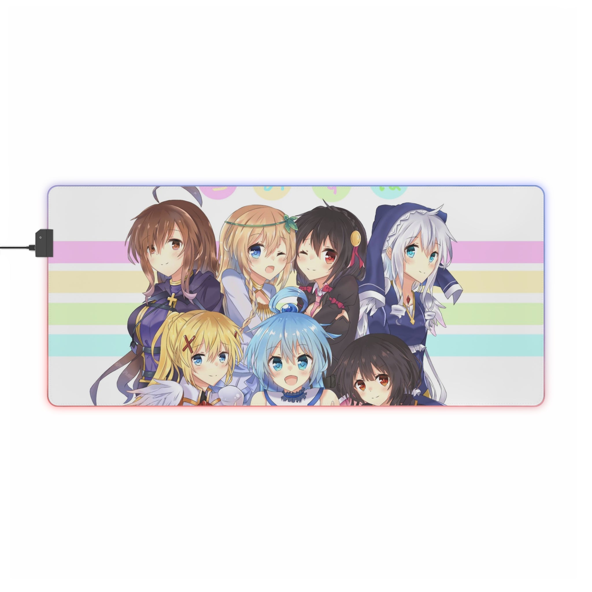 KonoSuba - God’s blessing on this wonderful world!! RGB LED Mouse Pad