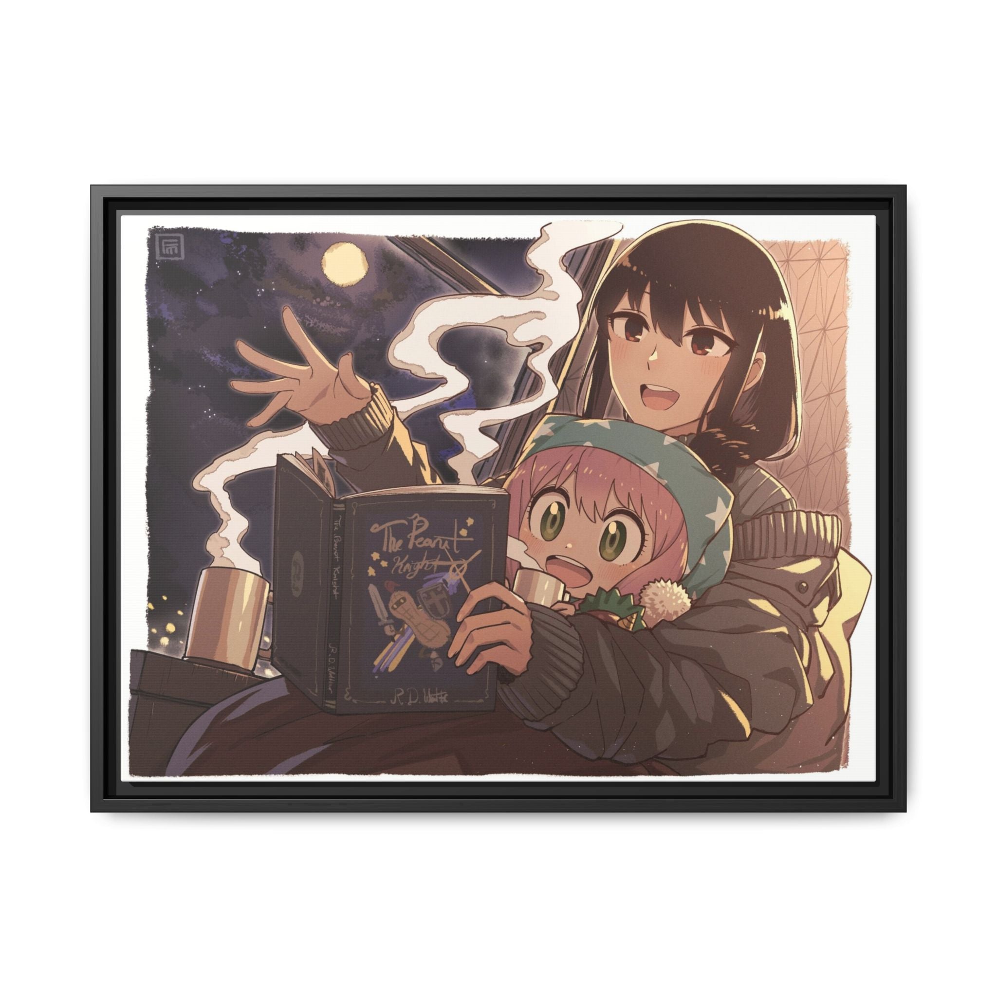 Anime Spy x Family Canvas Framed Art Print