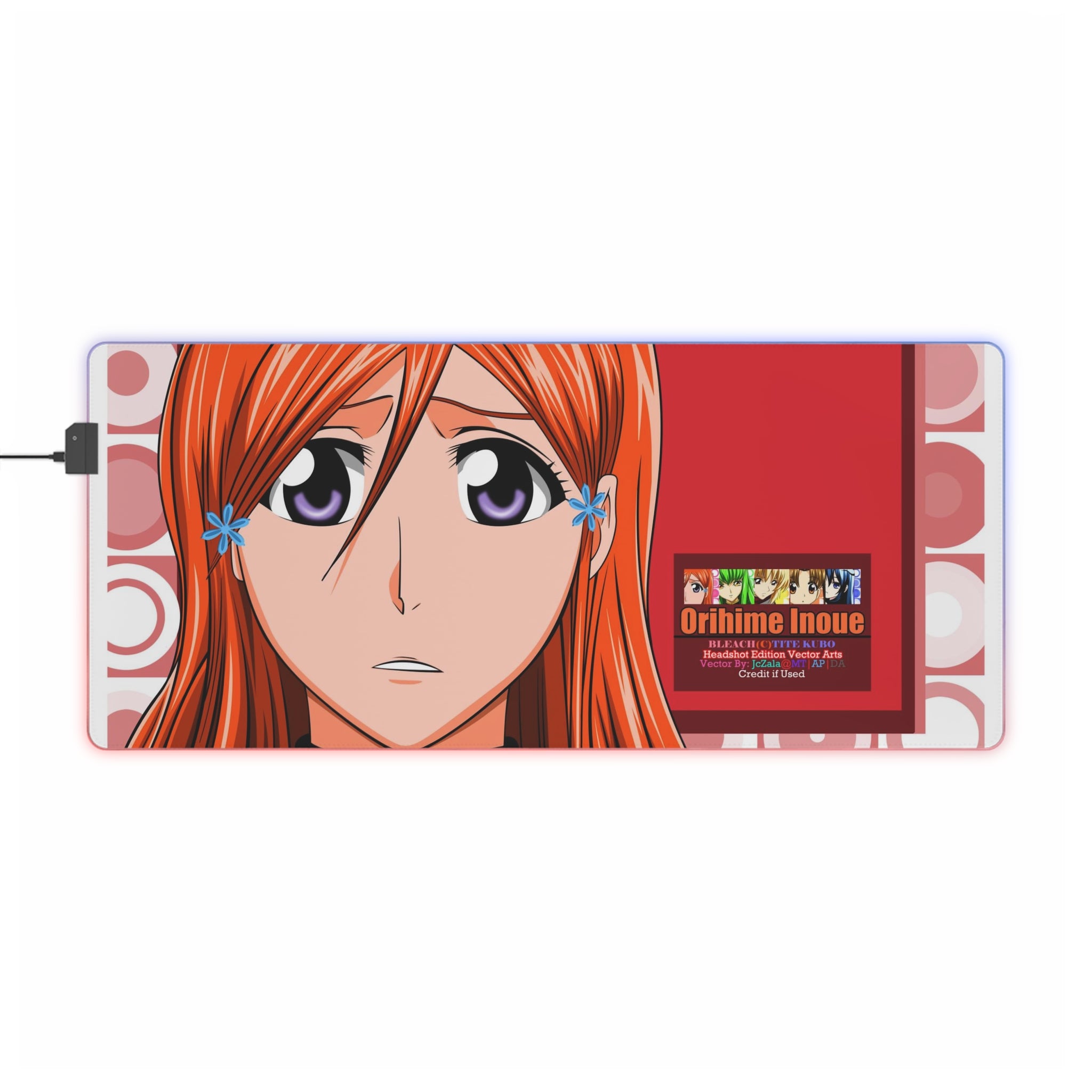 Anime Bleach RGB LED Mouse Pad (Desk Mat)