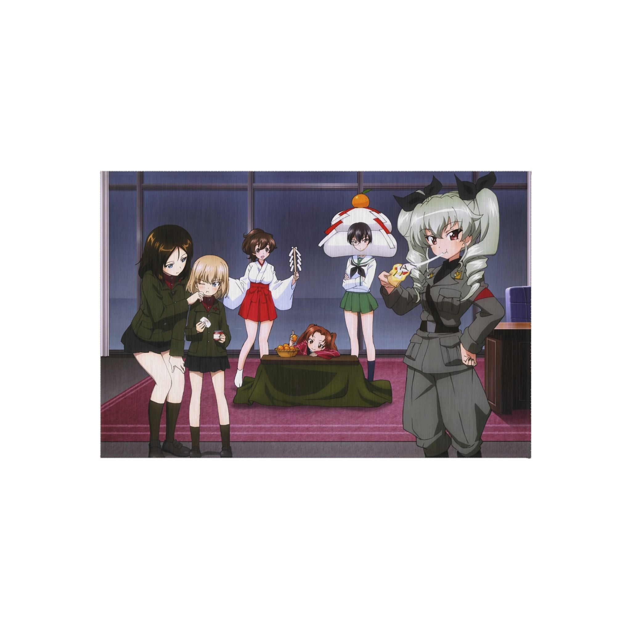 Girls und Panzer Rug