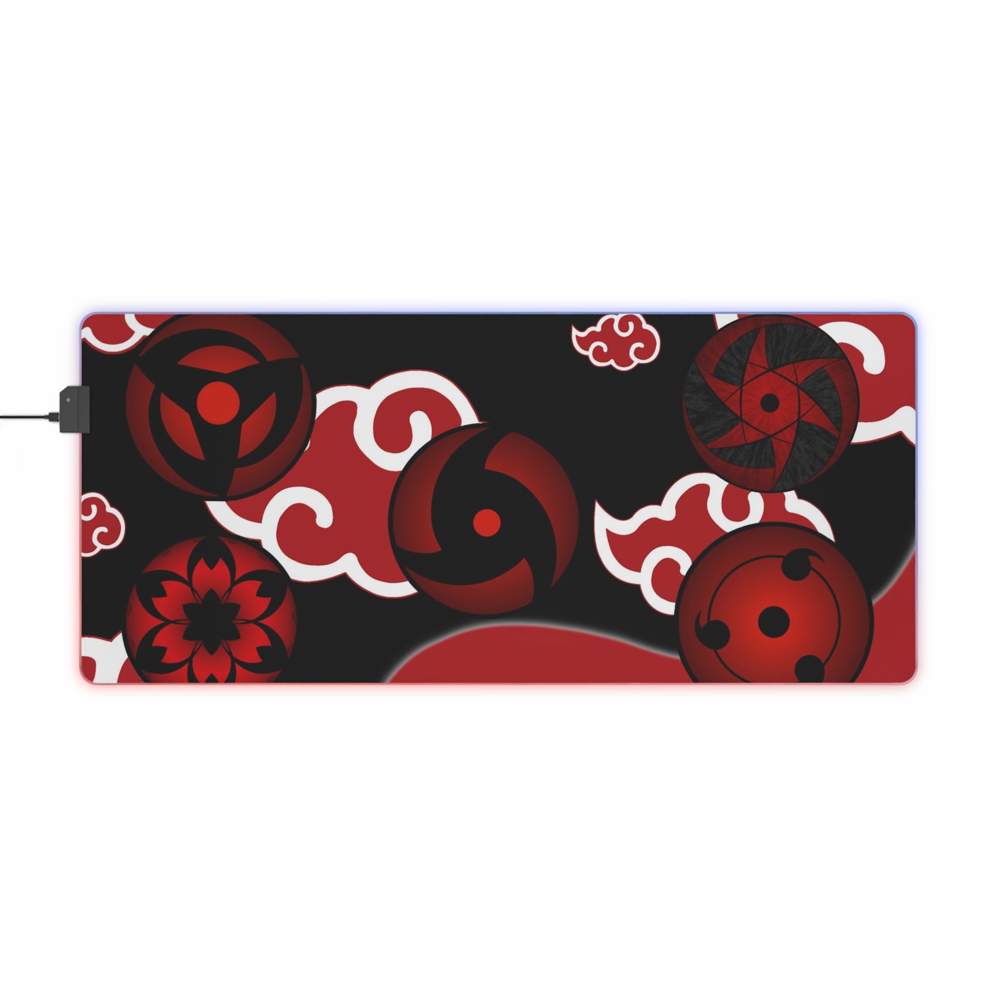 Mangekyou Sharingan RGB LED Mouse Pad (Desk Mat)