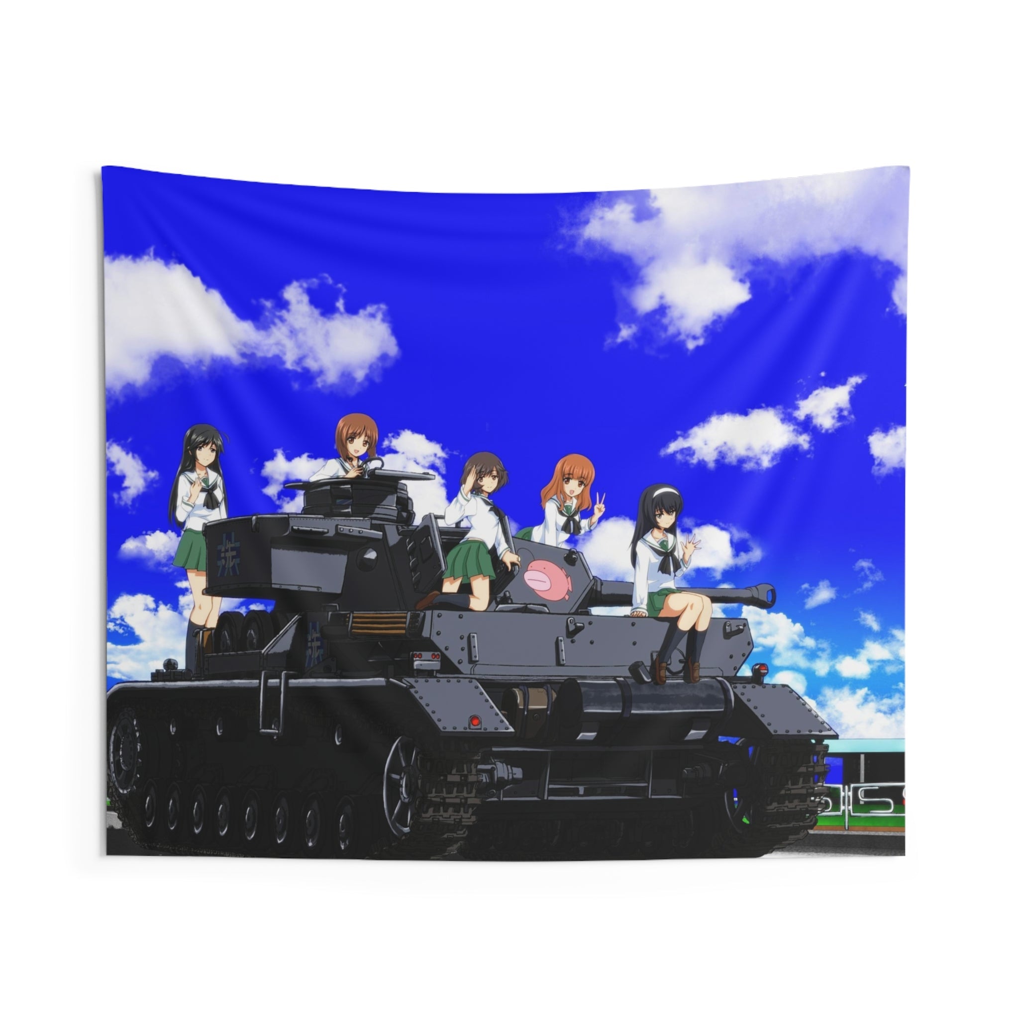 Girls und Panzer Indoor Wall Tapestry