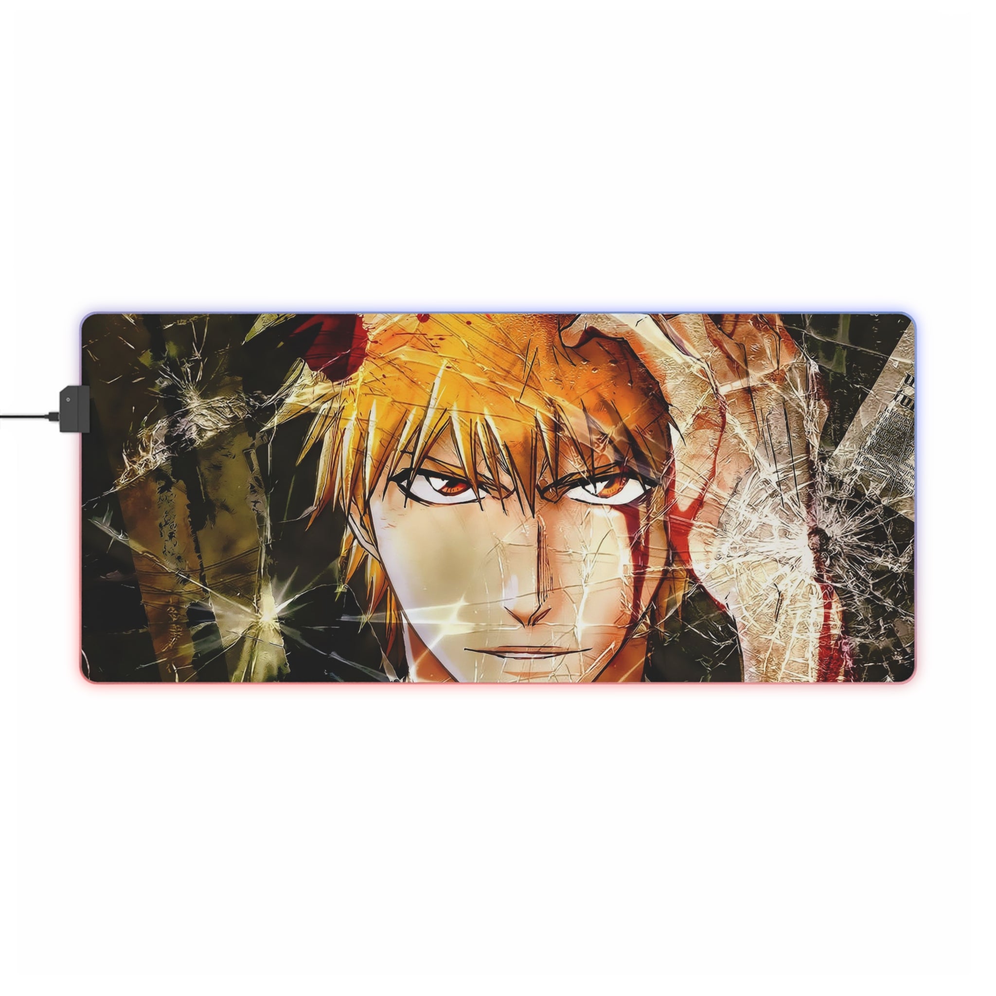 Anime Bleach RGB LED Mouse Pad (Desk Mat)