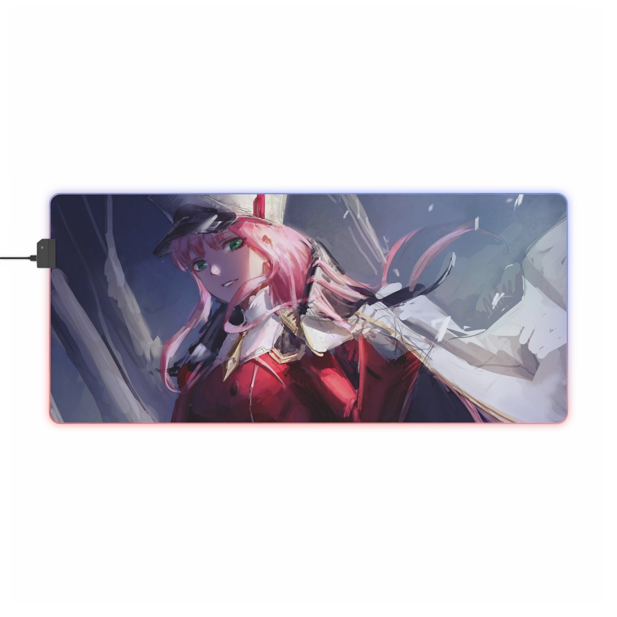 Zero Two RGB LED Mouse Pad (Desk Mat)