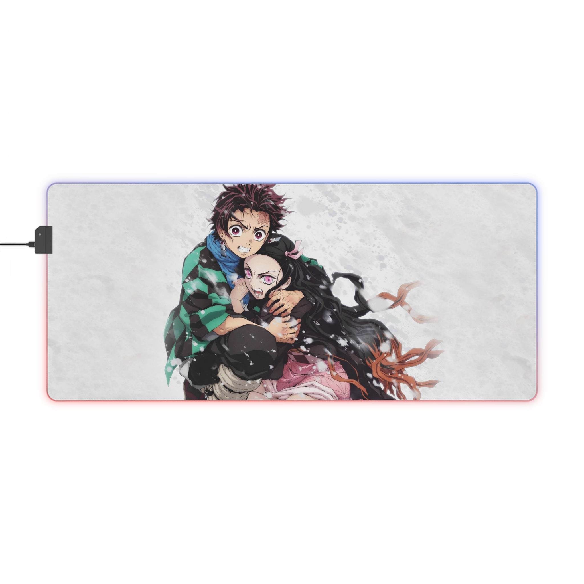 Demon Slayer: Kimetsu no Yaiba RGB LED Mouse Pad (Desk Mat) – Anime ...
