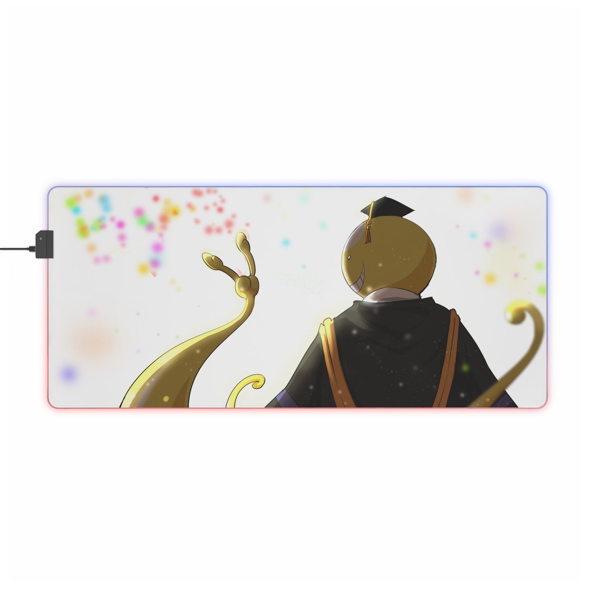 Assassination Classroom Koro-sensei RGB LED Mouse Pad (Desk Mat)
