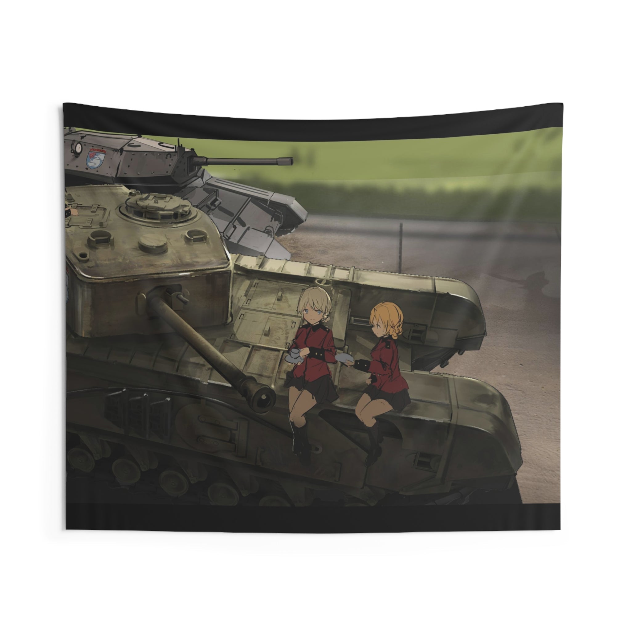 Girls und Panzer group Indoor Wall Tapestry