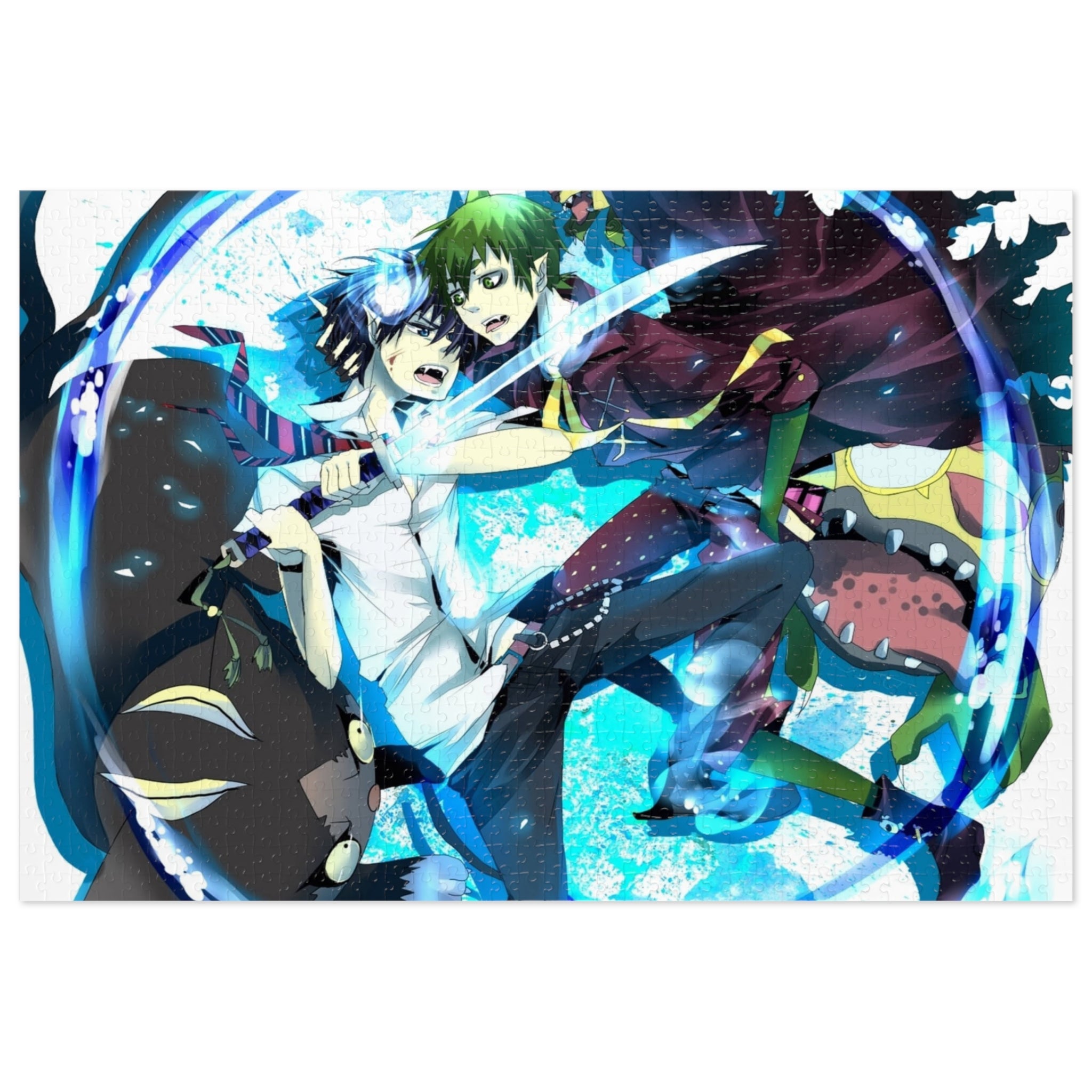 Amaimon Vs Rin Jigsaw Puzzle