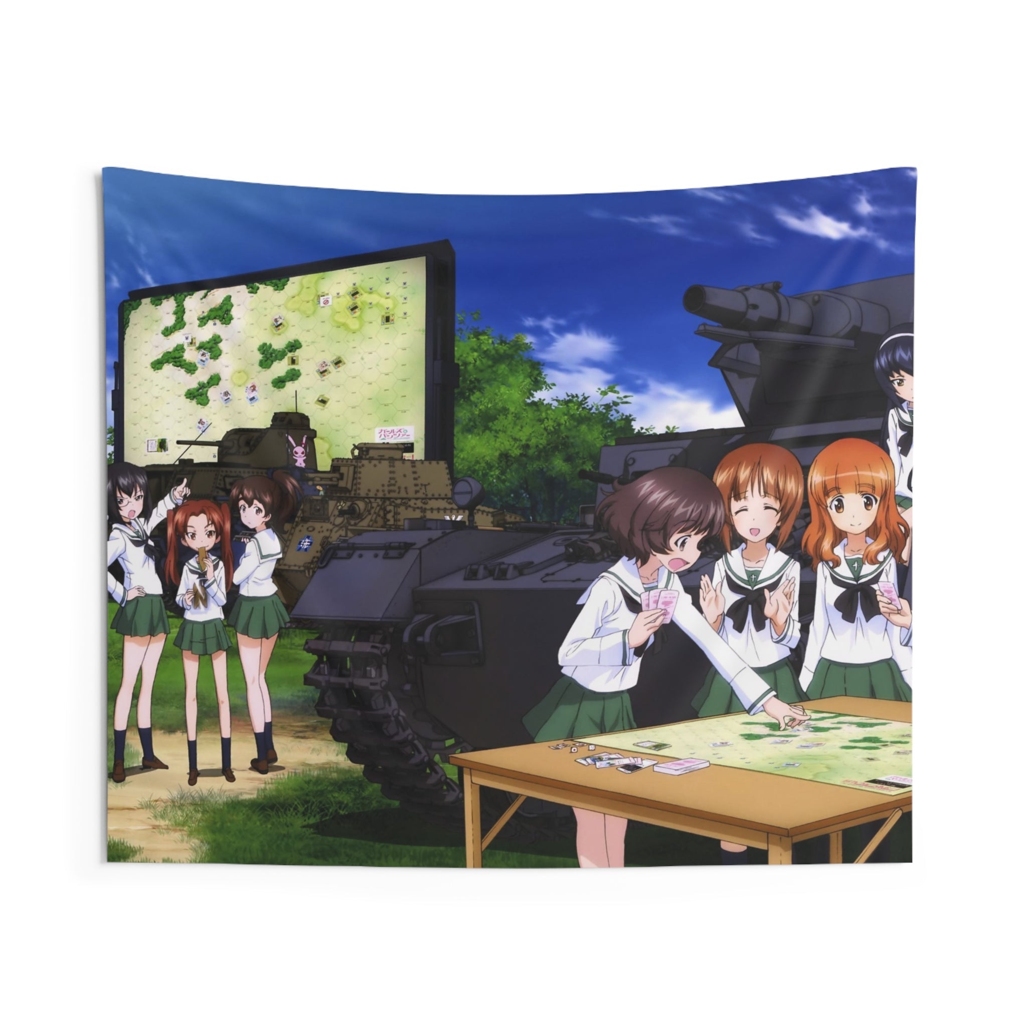 Girls und Panzer Indoor Wall Tapestry