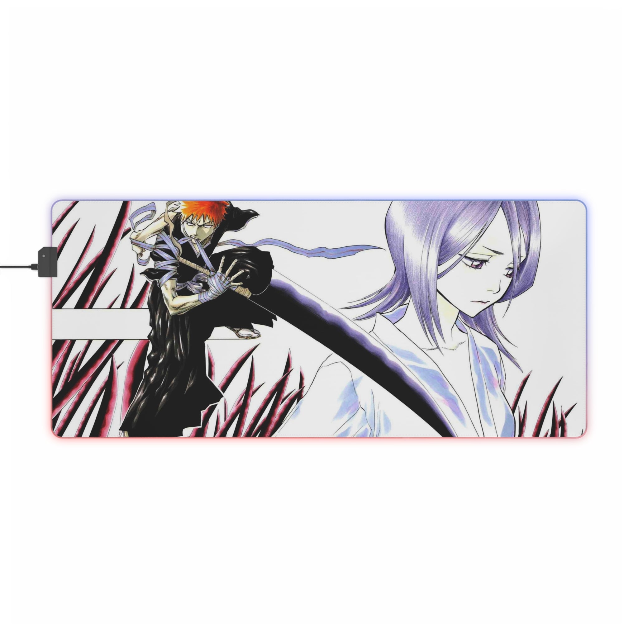 Anime Bleach RGB LED Mouse Pad (Desk Mat)