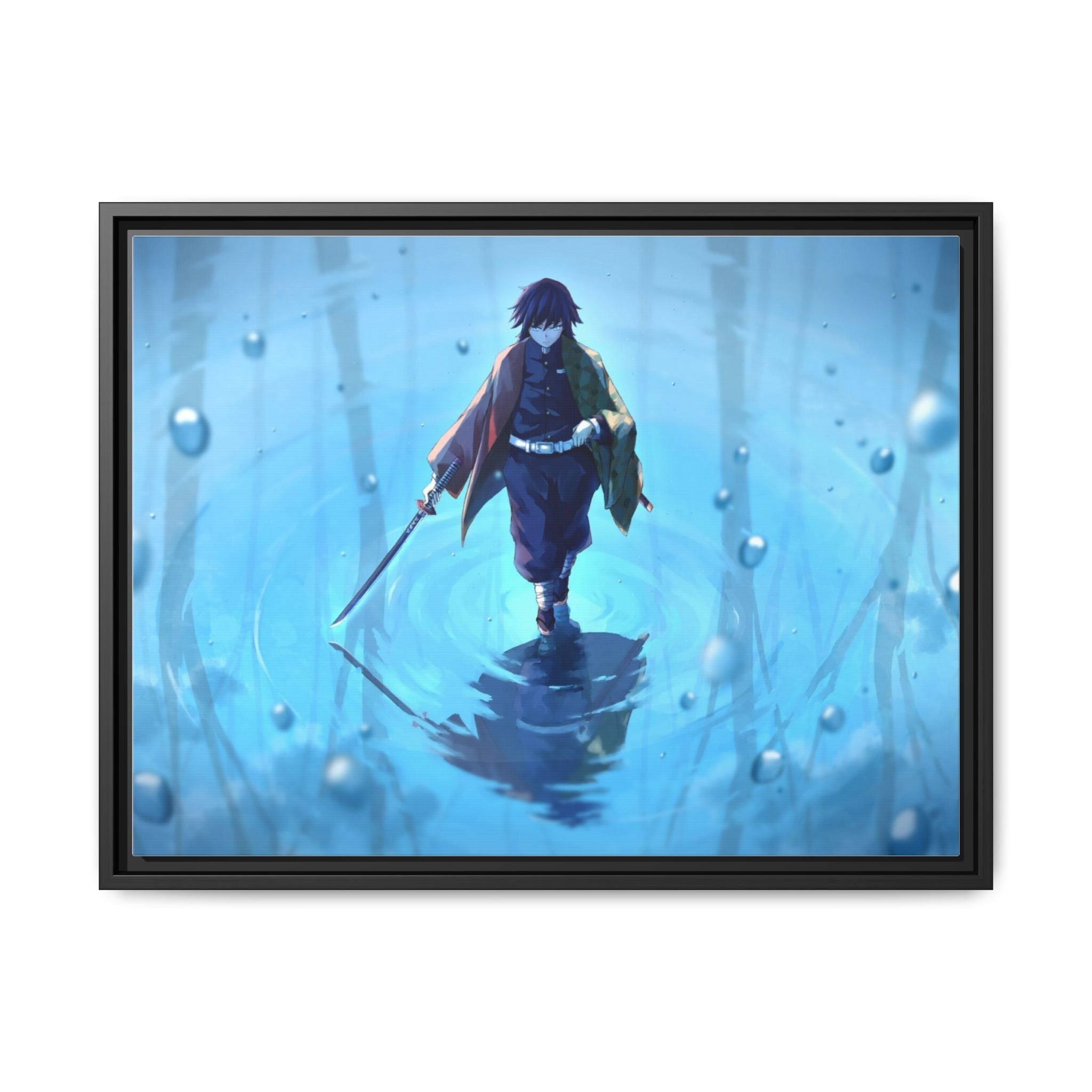 Giyuu Tomioka Canvas Framed Art Print