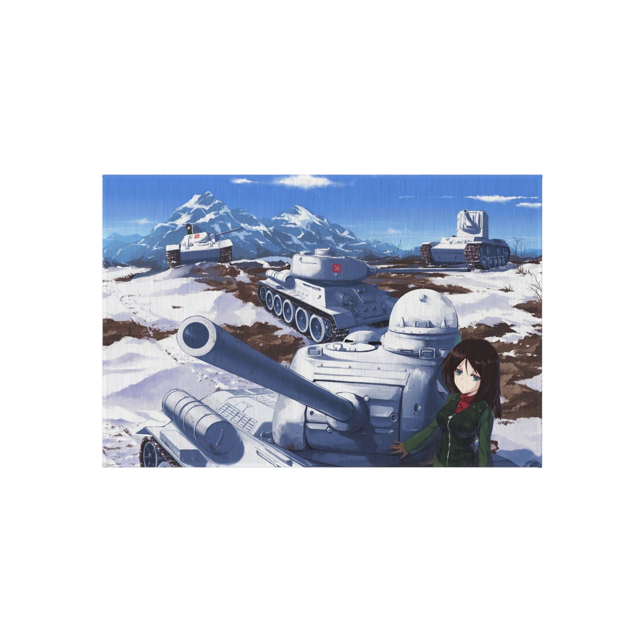 Girls und Panzer Rug