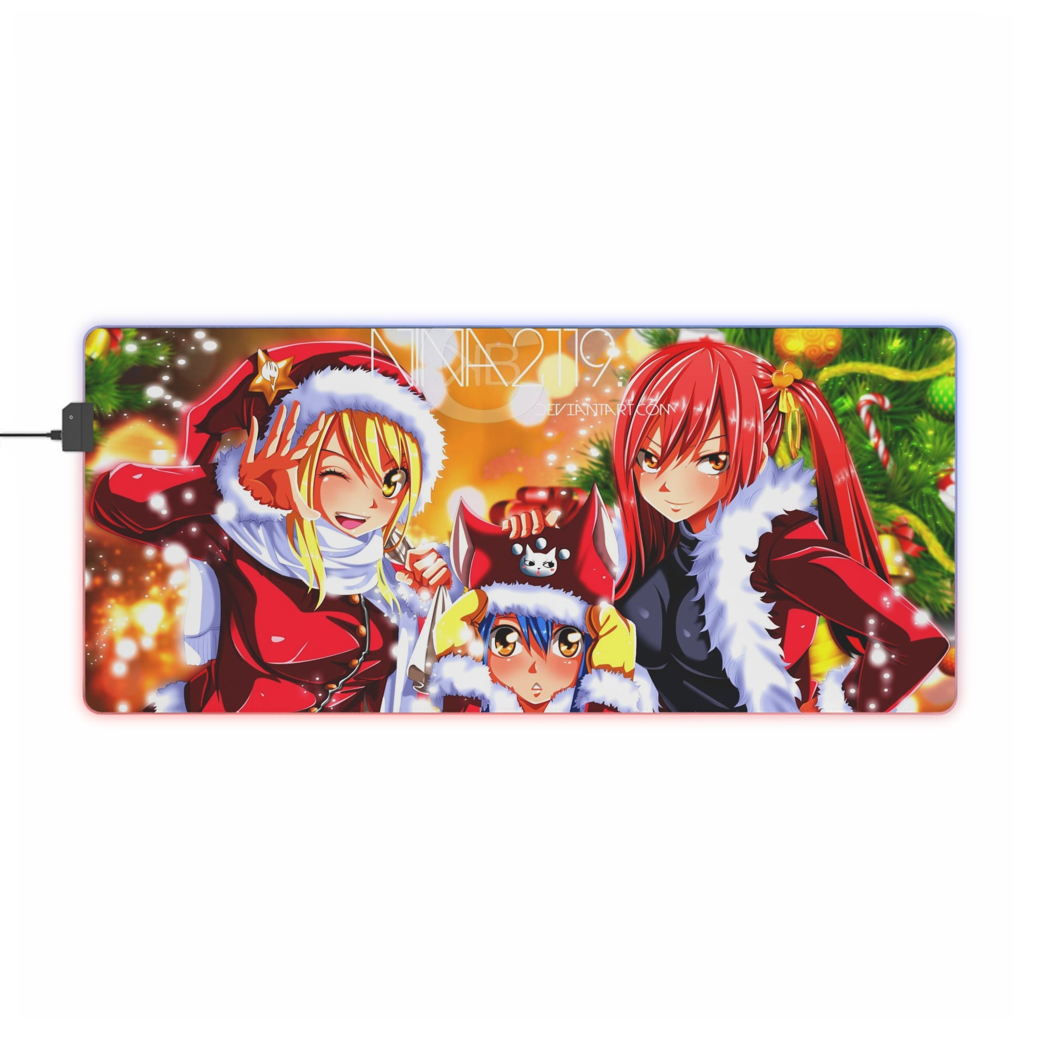 Fairy Tail Erza Scarlet, Lucy Heartfilia, Wendy Marvell RGB LED Mouse