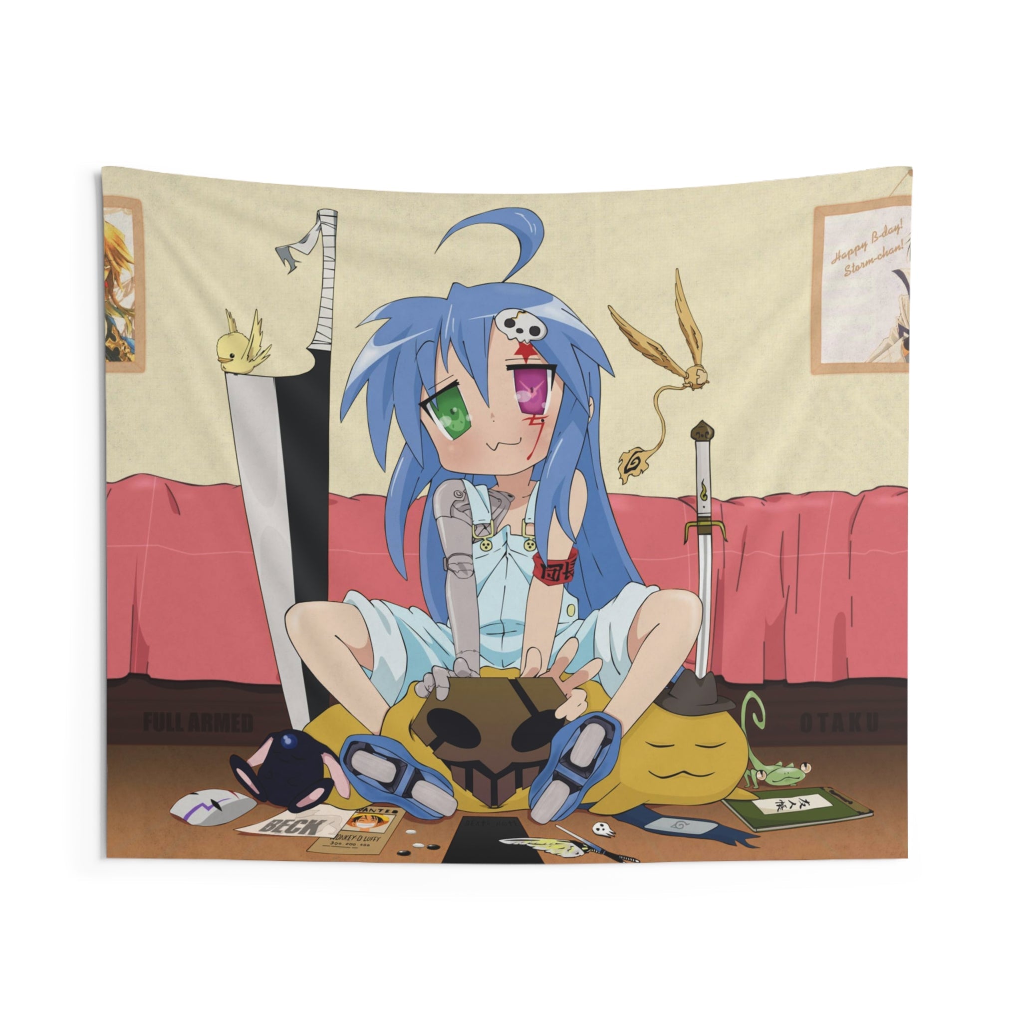 Lucky Star Konata Izumi Indoor Wall Tapestry