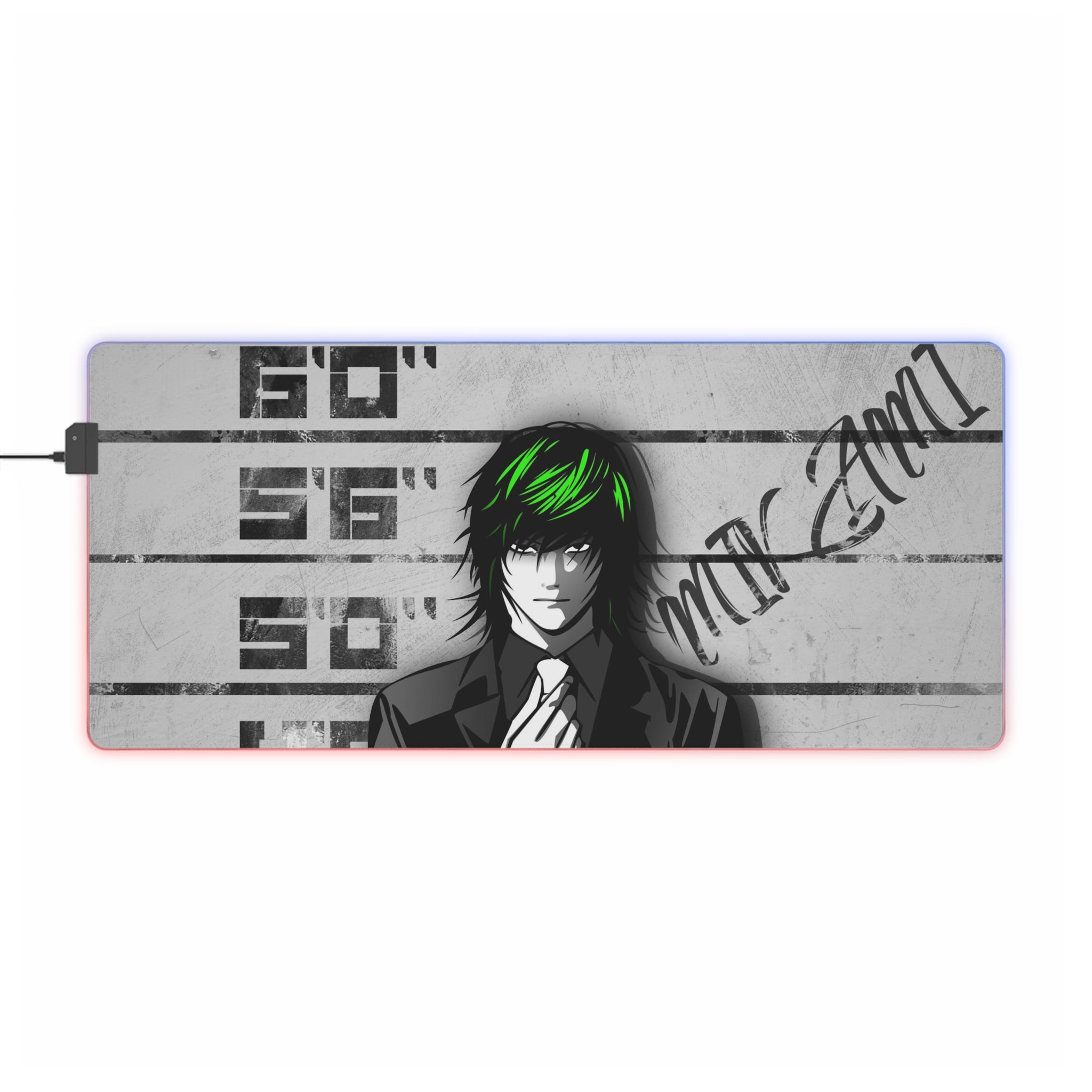 Death Note Teru Mikami RGB LED Mouse Pad (Desk Mat)