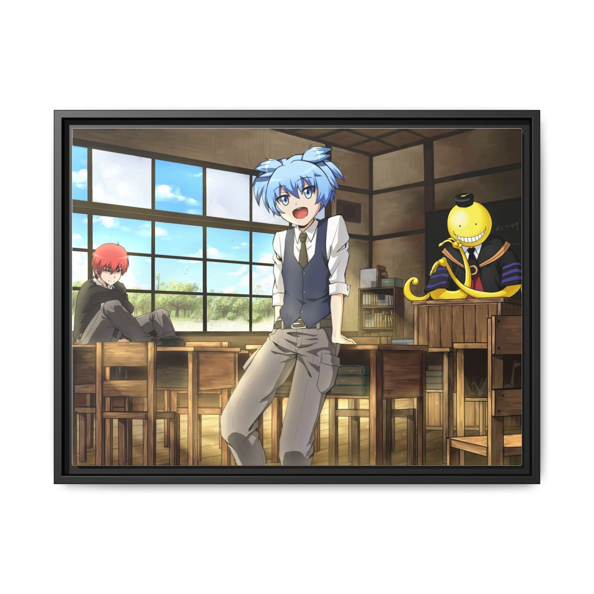 Assassination Classroom Koro-sensei, Karma Akabane, Nagisa Shiota Canv