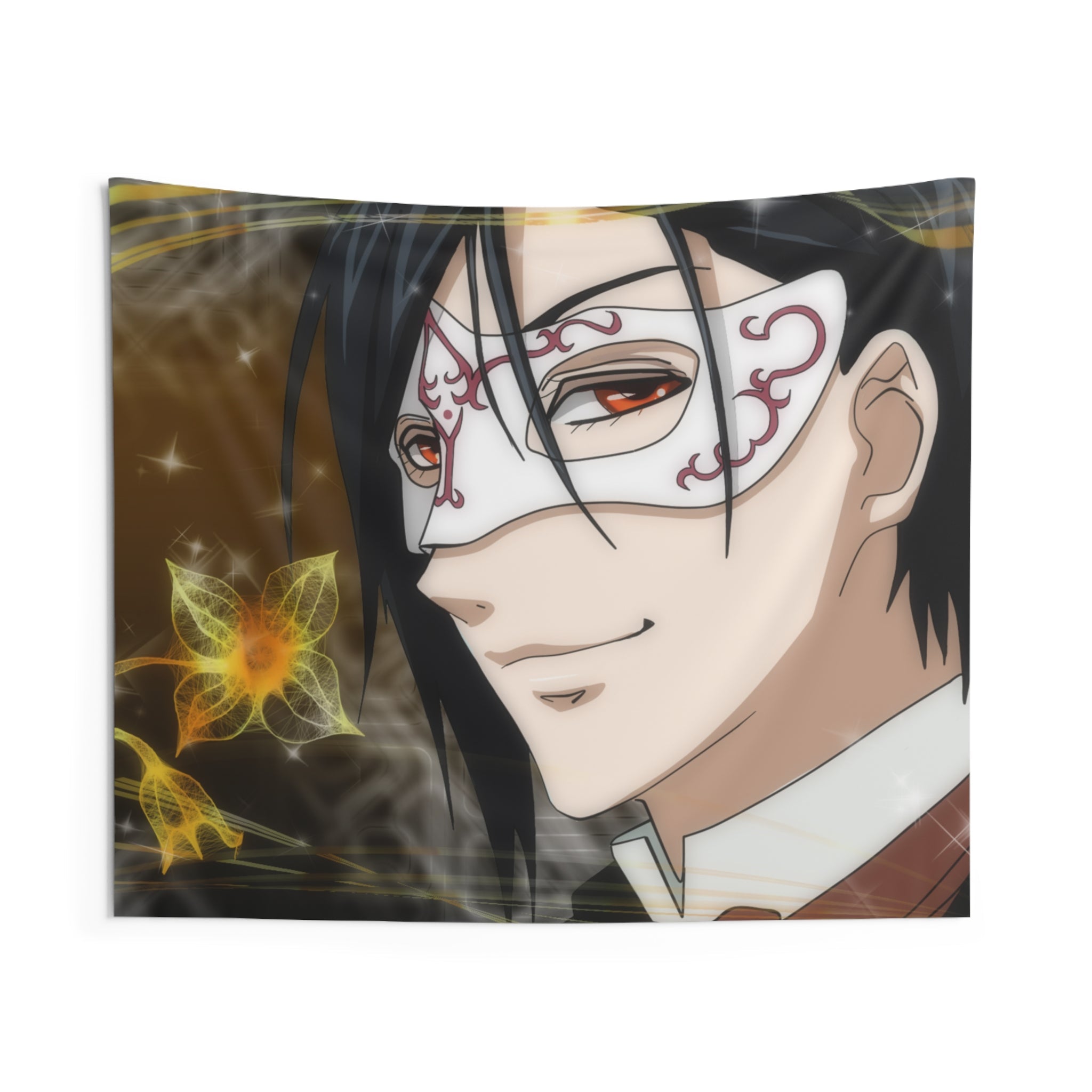 Black Butler Indoor Wall Tapestry