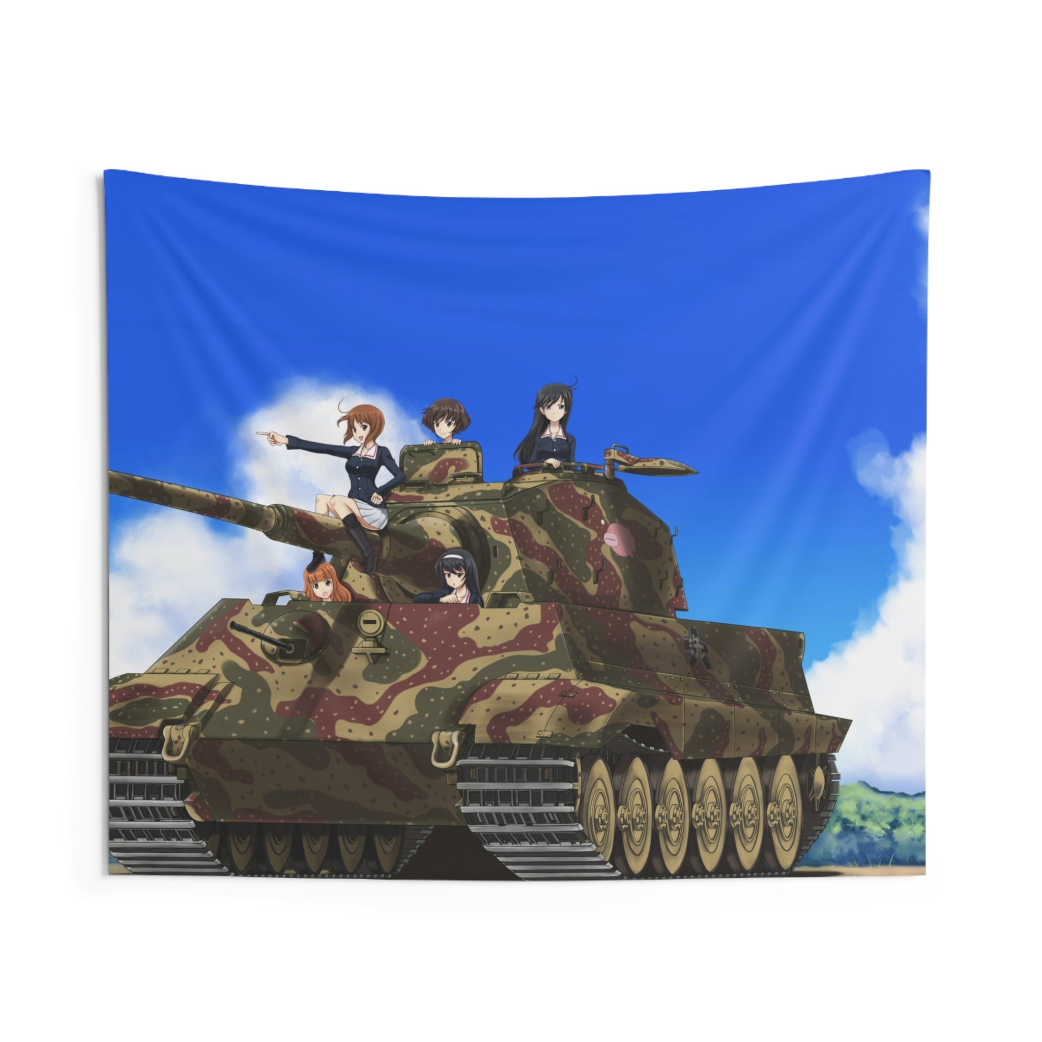 Girls und Panzer Indoor Wall Tapestry