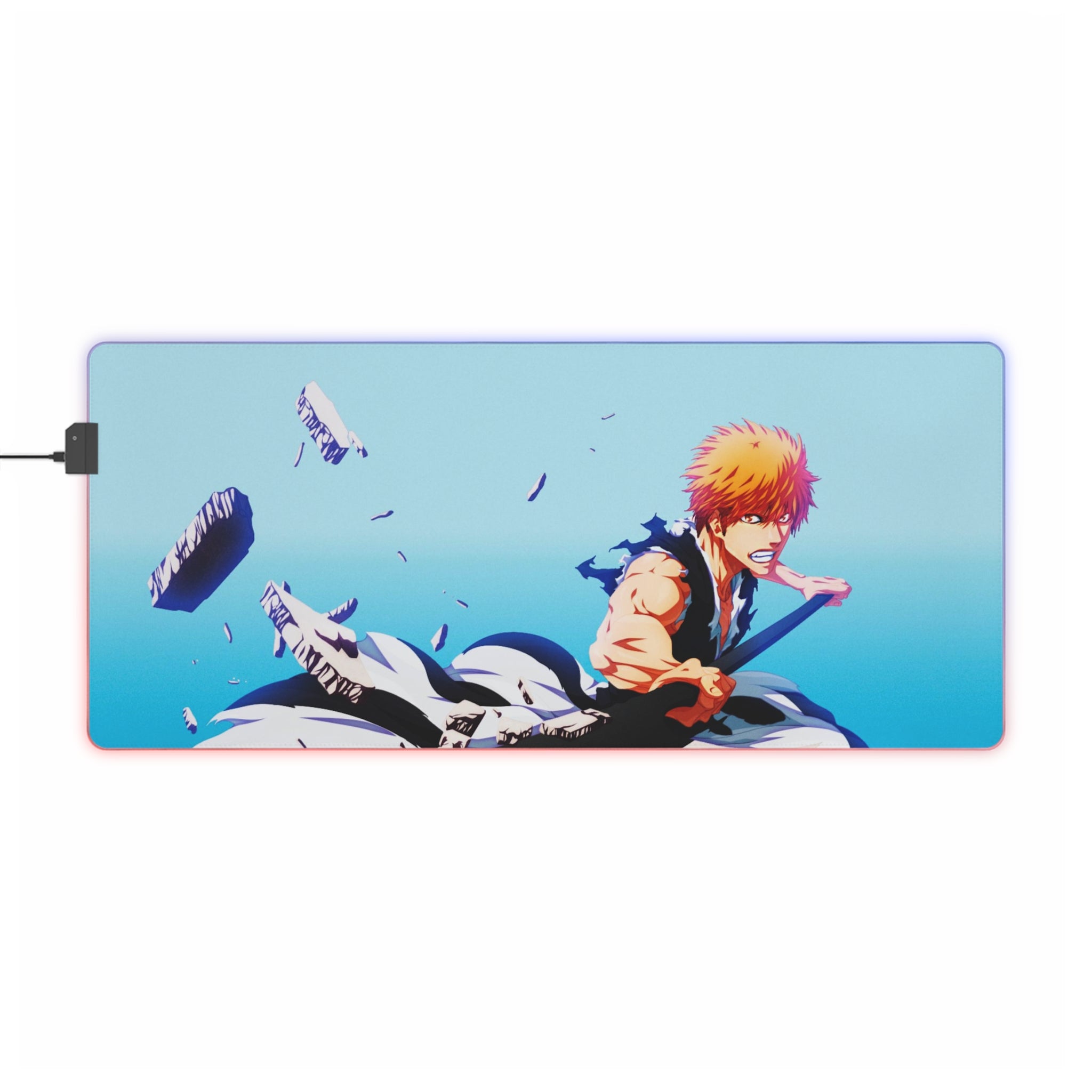 Anime Bleach RGB LED Mouse Pad (Desk Mat)